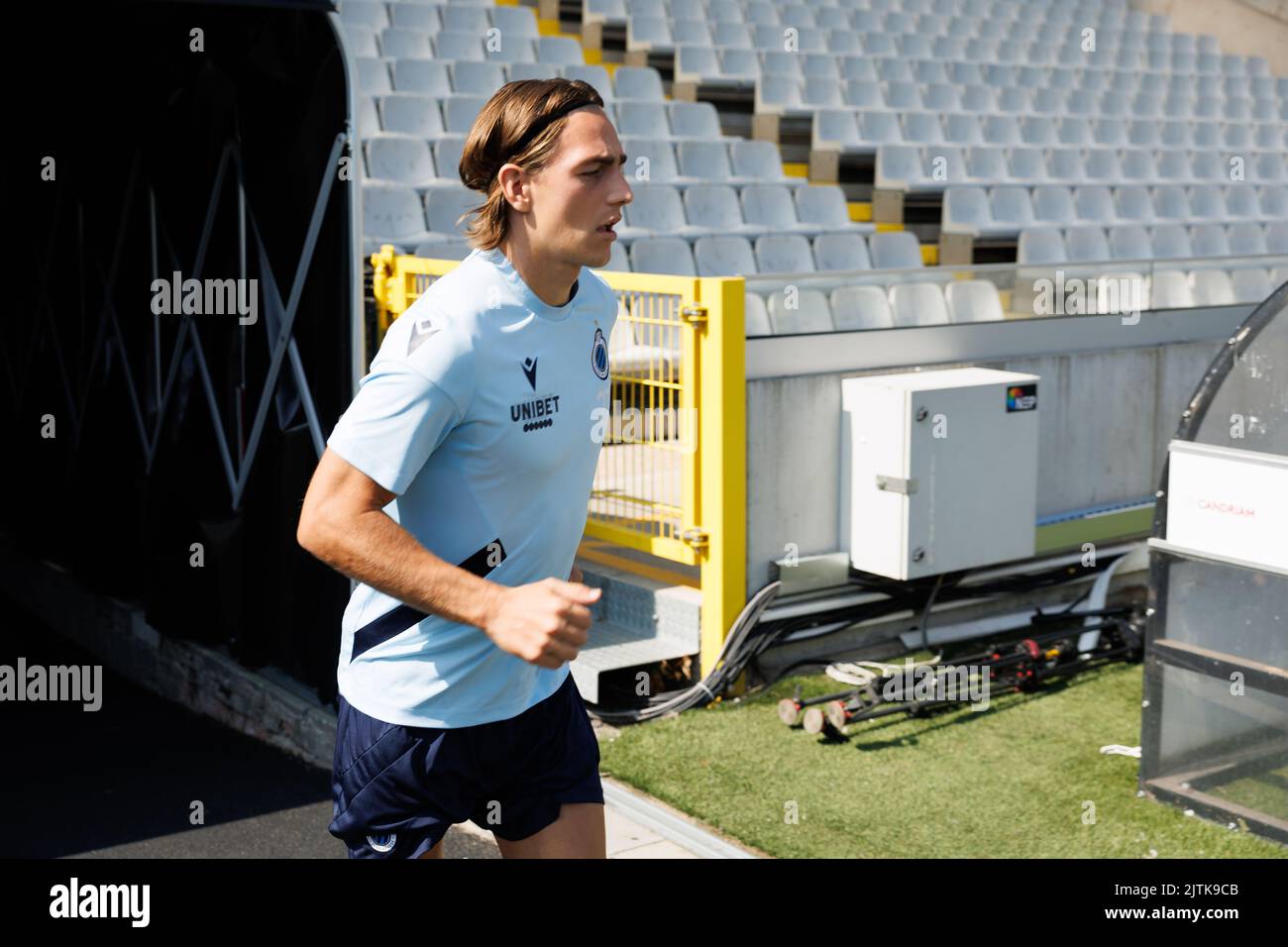 Brugge, Belgium, 31 August 2022. Club's Casper Nielsen pictured during ...