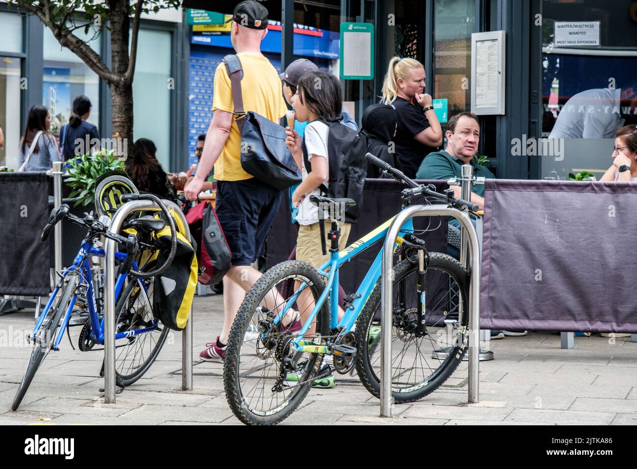 Kingston-Upon-Thames, London, UK, August 29 2022, People Walking Past A ...