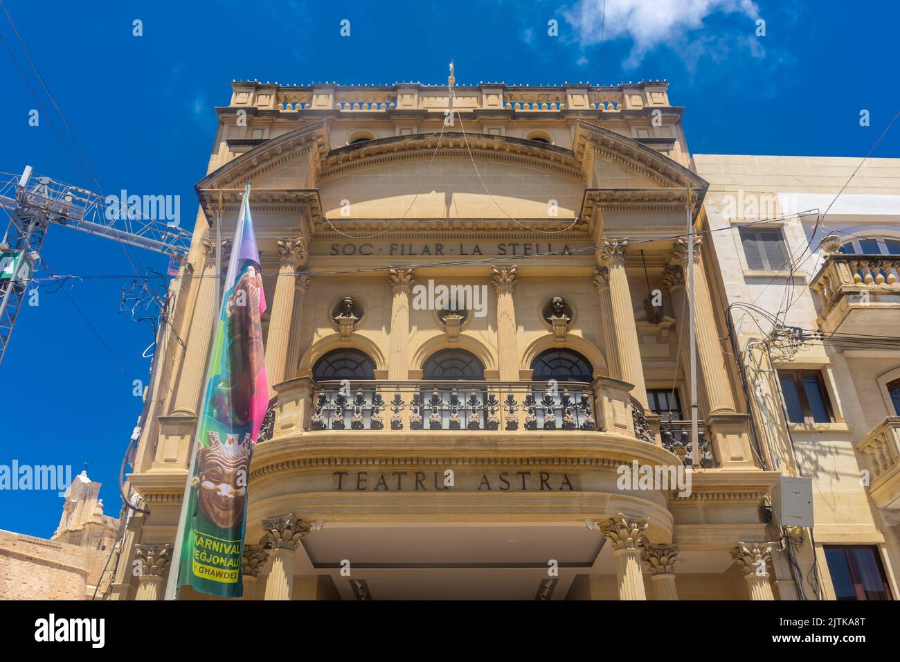 Gozo, Malta, 22 May 2022: Theatre of Victoria Stock Photo - Alamy