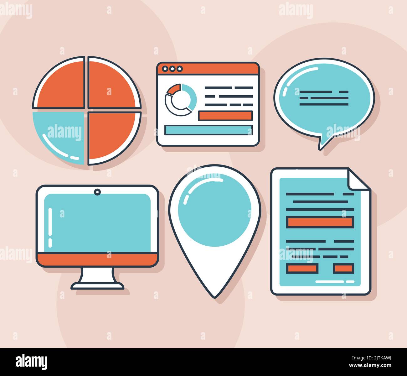 research items set Stock Vector Image & Art - Alamy