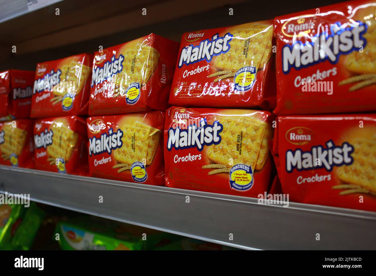 Famous Brand of Biscuits in Indonesia Stock Photo - Alamy