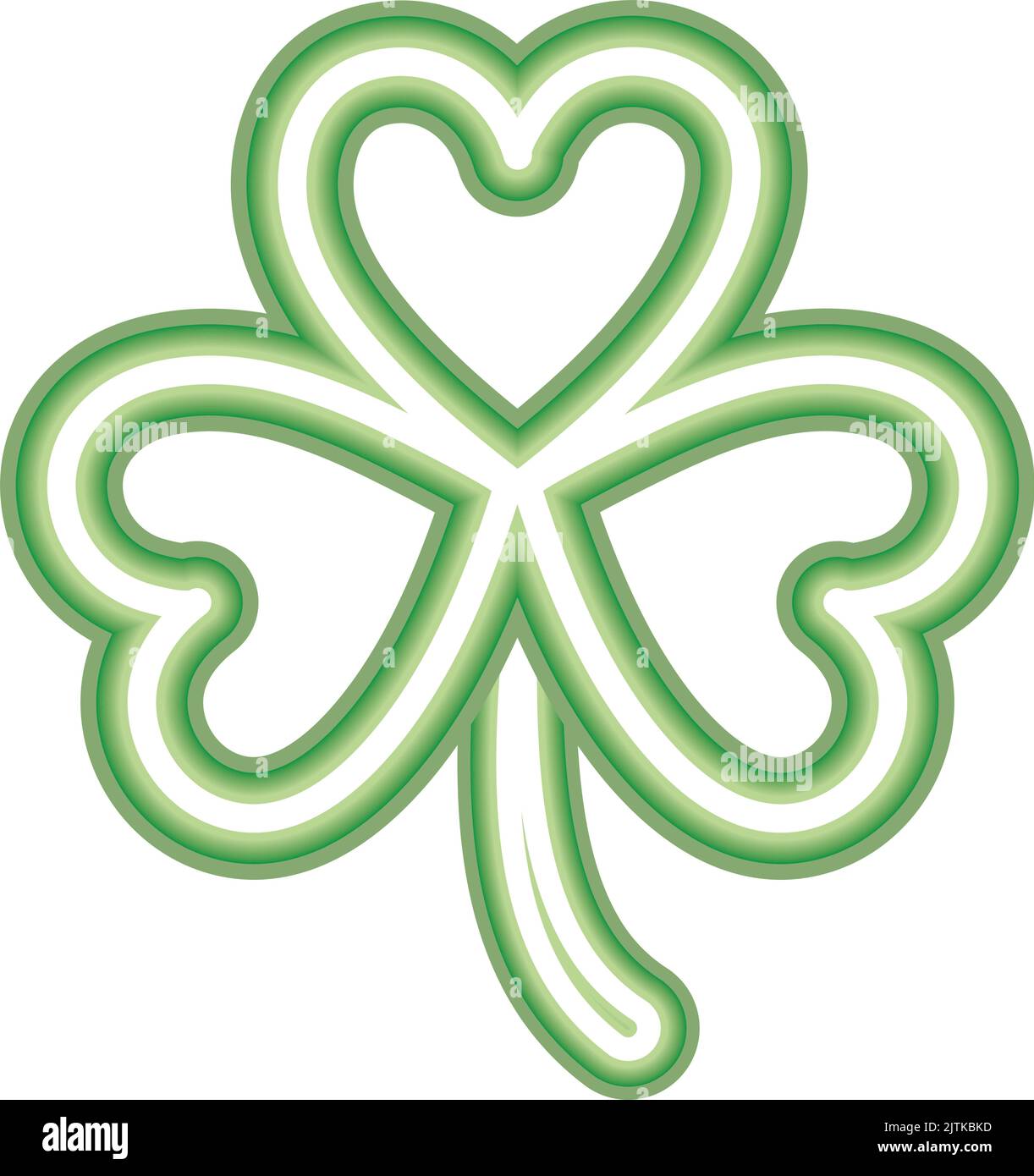 neon clover design Stock Vector Image & Art - Alamy