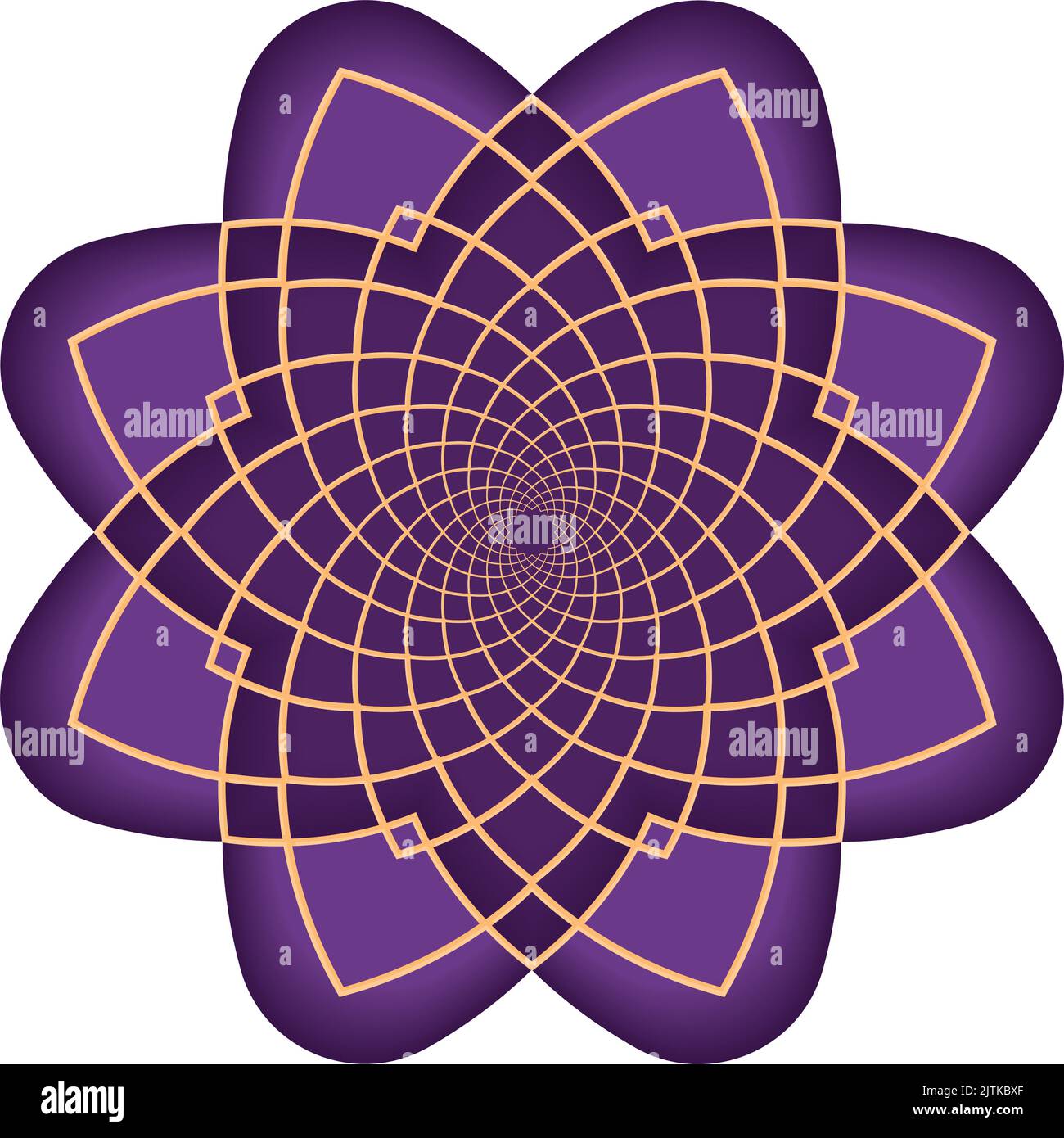 purple mandala design Stock Vector Image & Art - Alamy