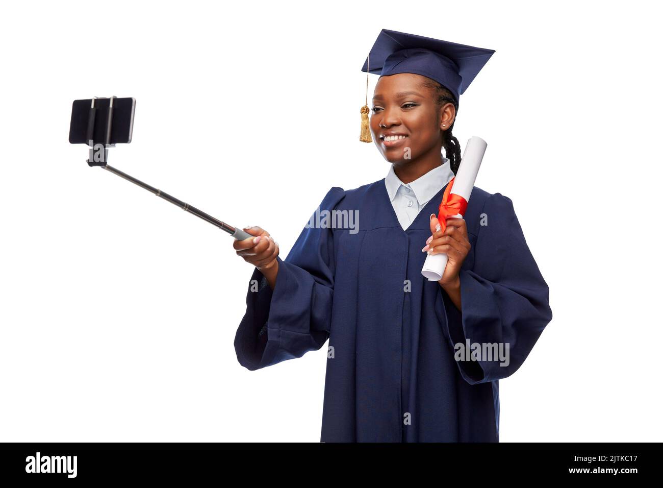 Female graduate taking self hi-res stock photography and images - Alamy