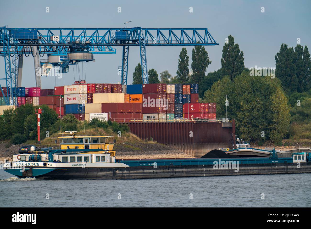 Contargo rhine waal lippe container terminal hi-res stock photography ...