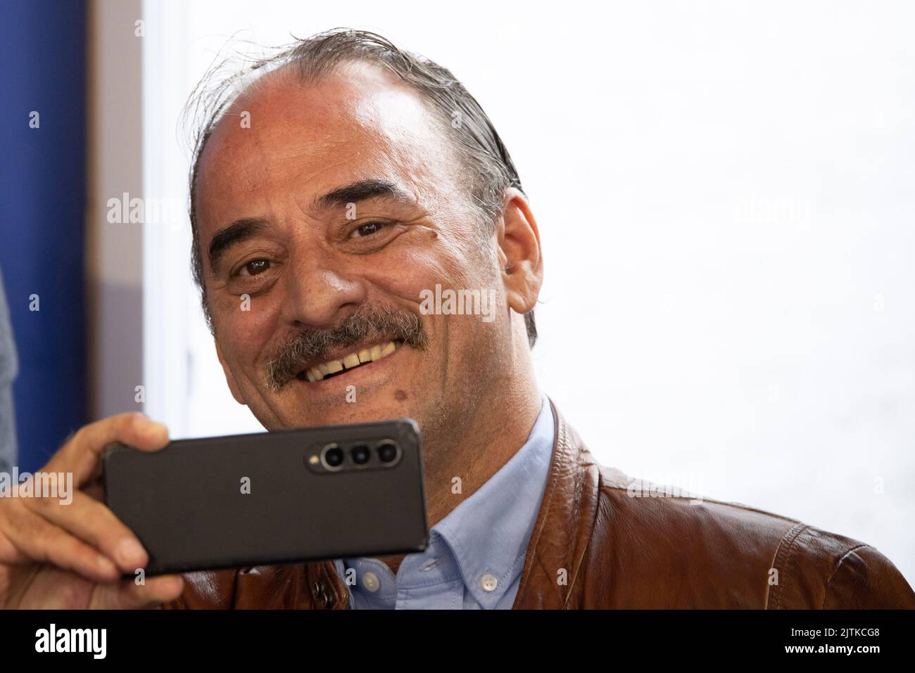 Venice, Italy, 31/08/2022, Salvatore Striano attends photocall for ...