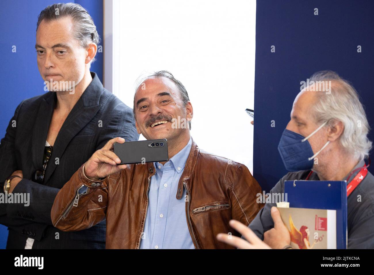 Venice, Italy, 31/08/2022, Salvatore Striano attends photocall for ...