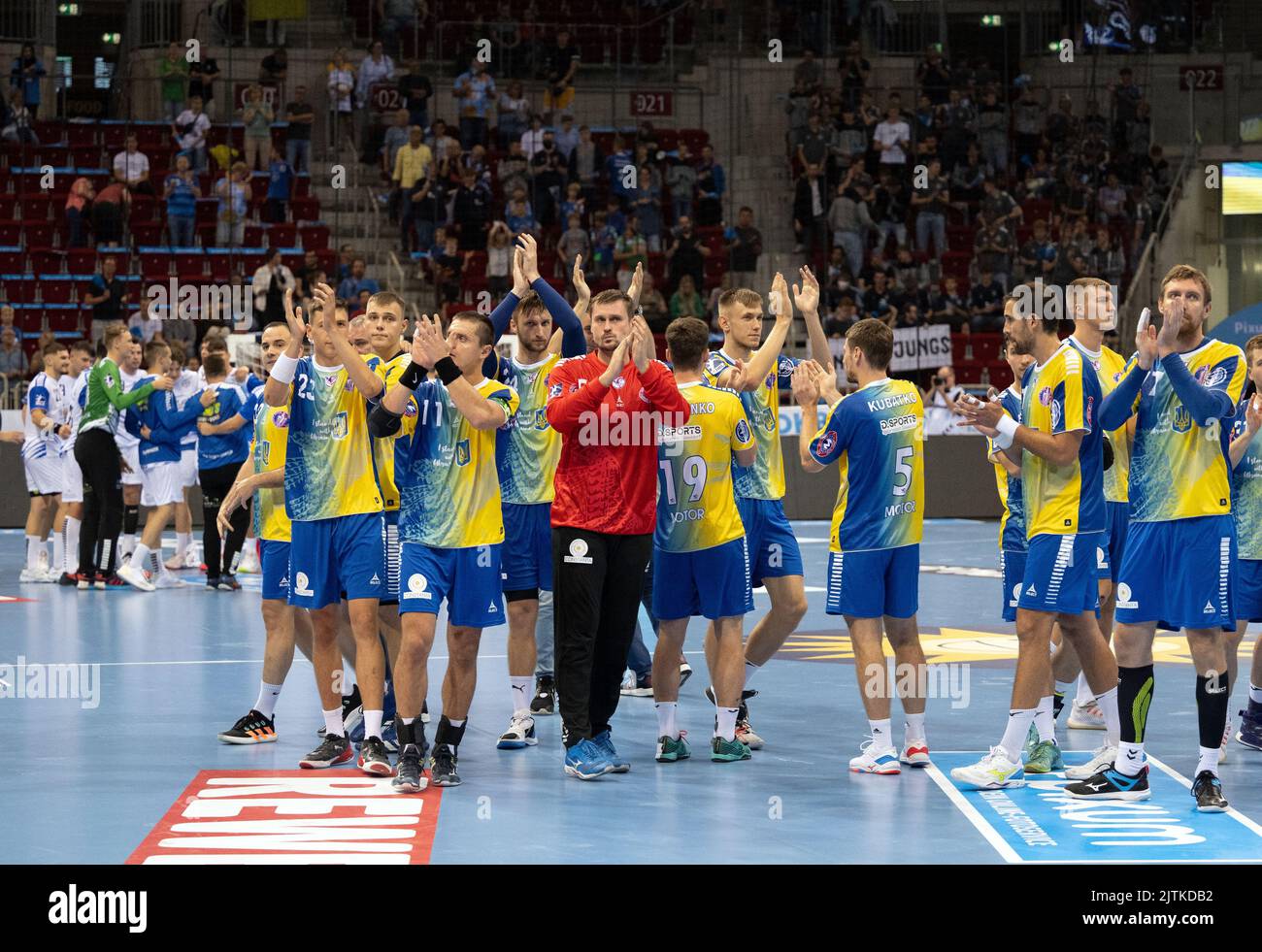 Duesseldorf, Germany. 31st Aug, 2022. Handball: 2nd Bundesliga, HC ...