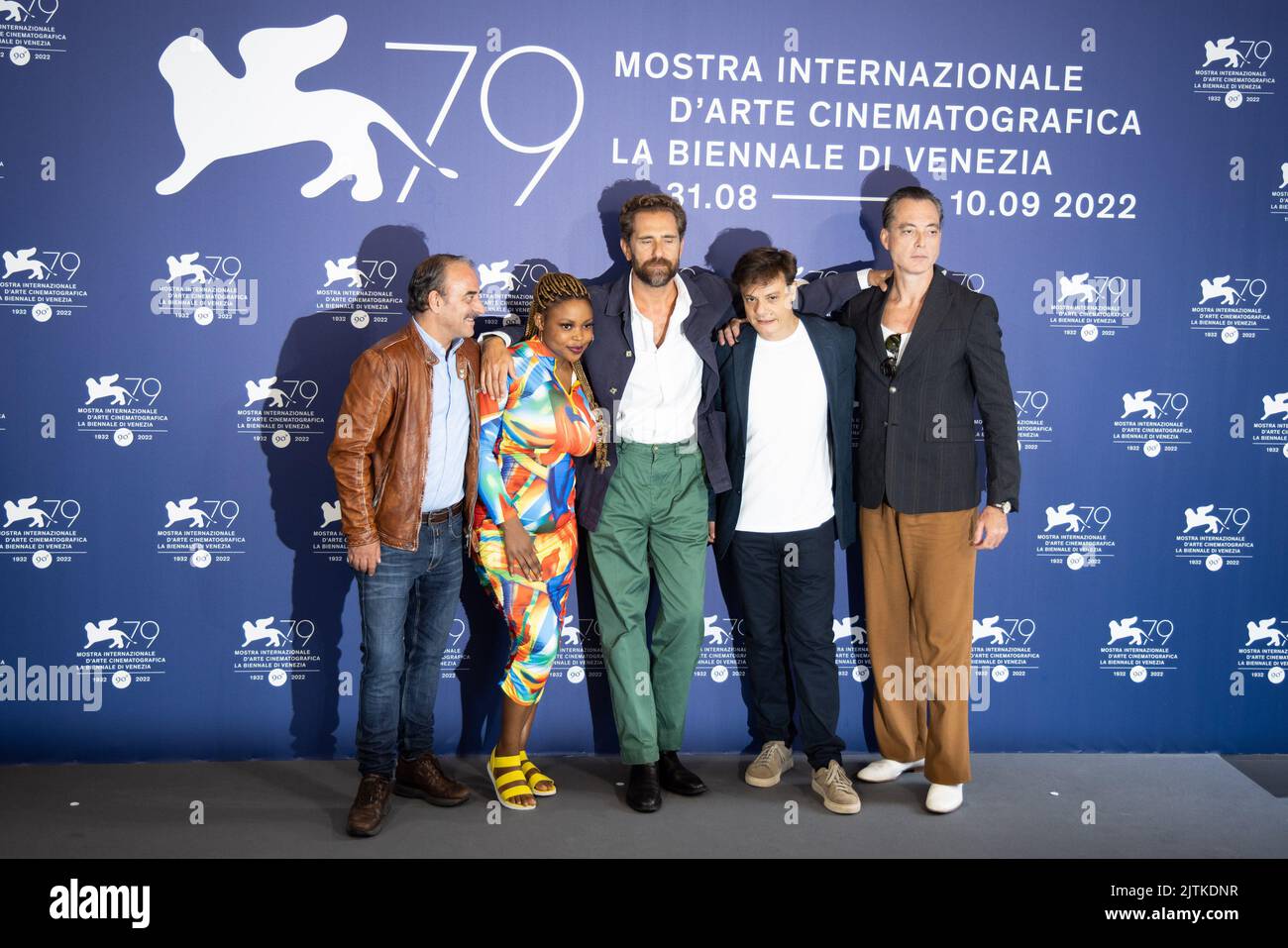 Vencie, Italy, 31/08/2022, (From L) Italian actor Salvatore Striano ...