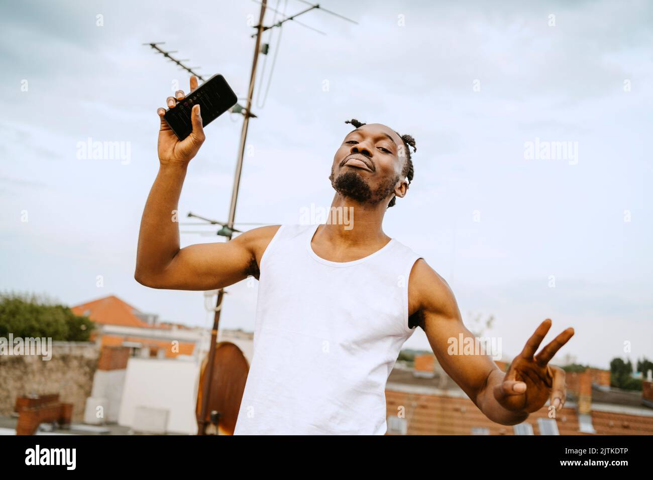 Man holding peace sign hi-res stock photography and images - Alamy