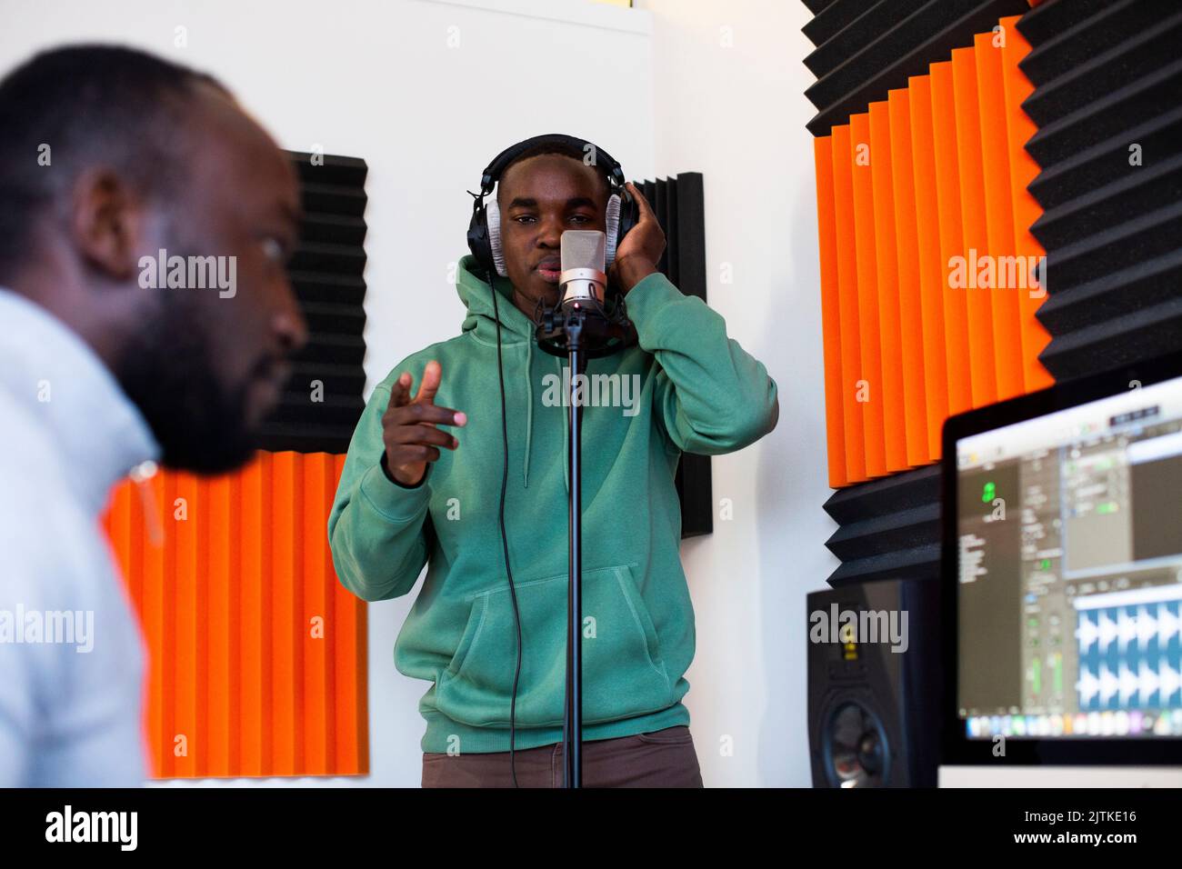 African american recording studio hi-res stock photography and images ...