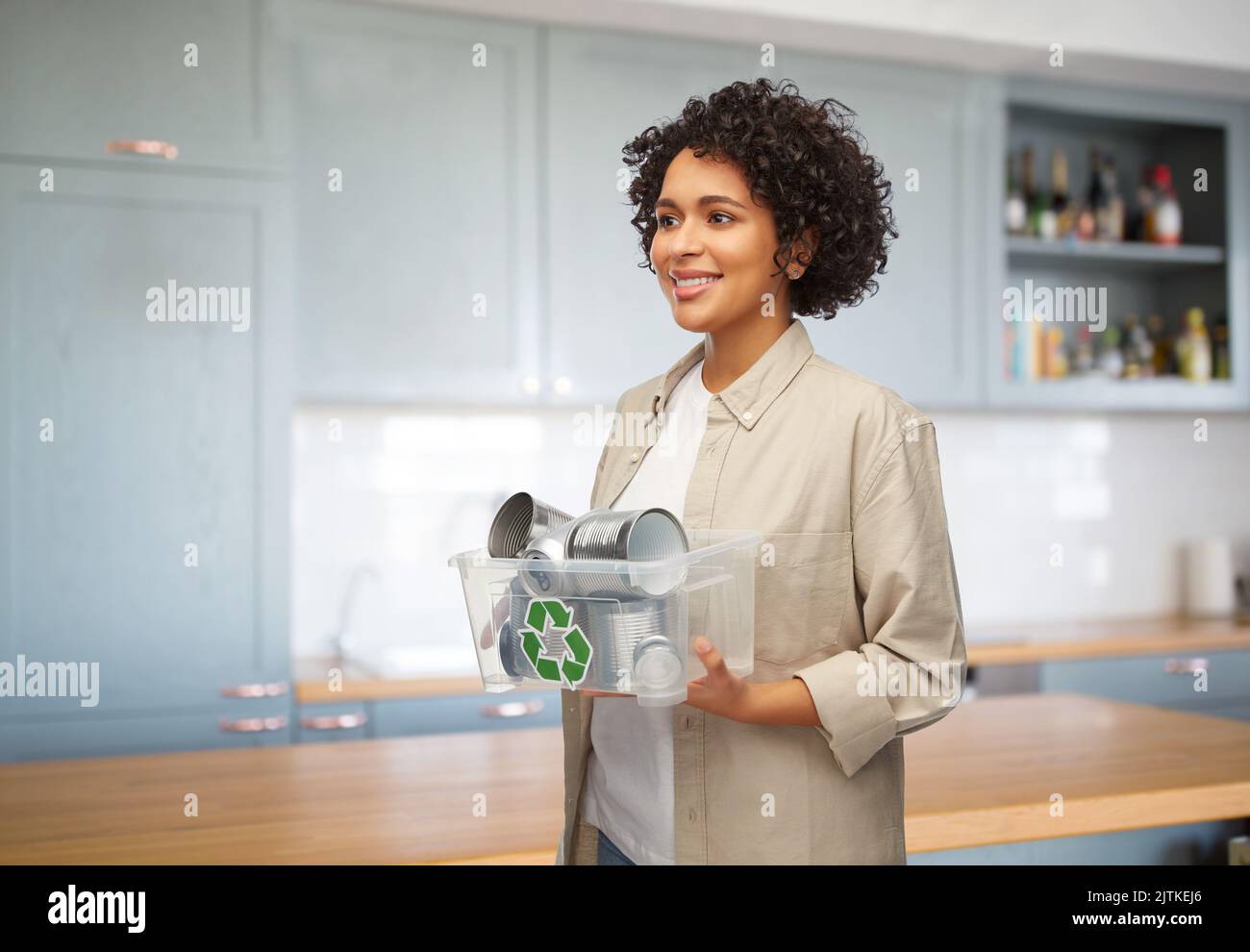 Young friendly cleaning woman hi-res stock photography and images - Alamy