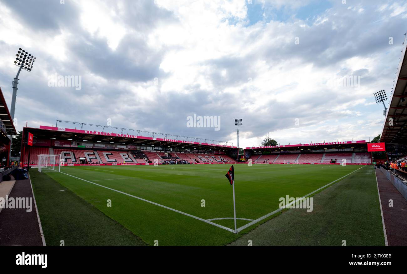 31st August 2022; Vitality Stadium, Boscombe, Dorset, England ...