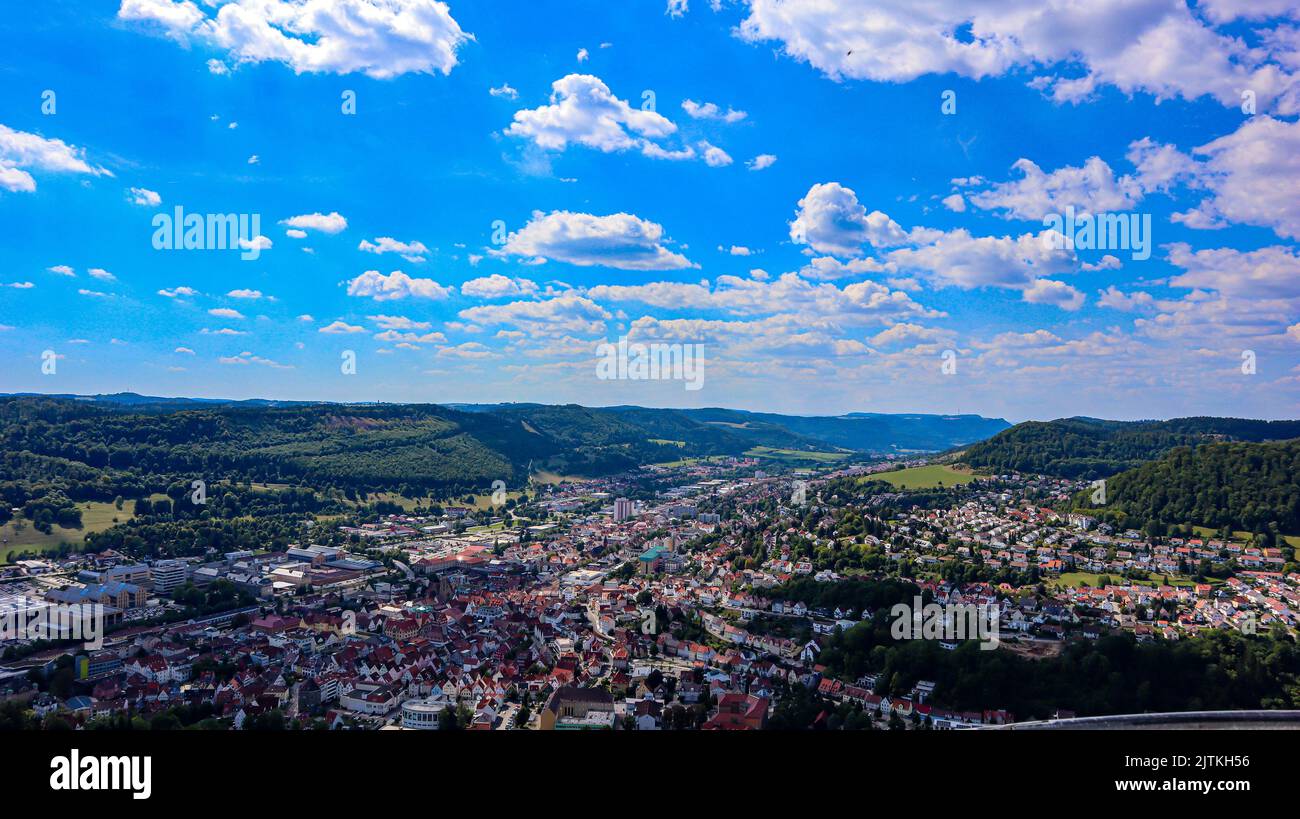 A beautiful city on a beautiful day Stock Photo - Alamy