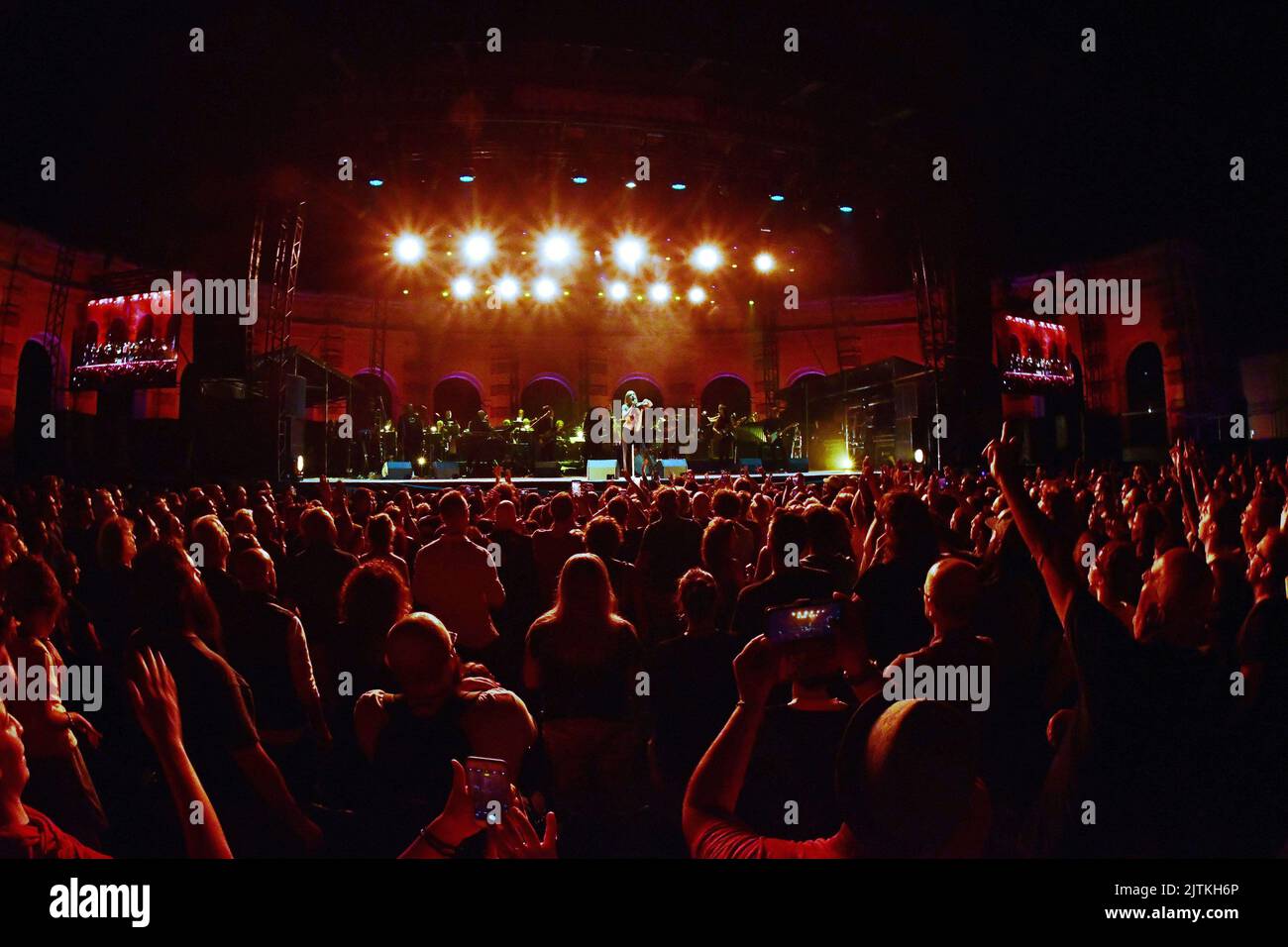 Palazzo Te, Mantova, Italy, August 30, 2022, Iggy Pop performing at ...