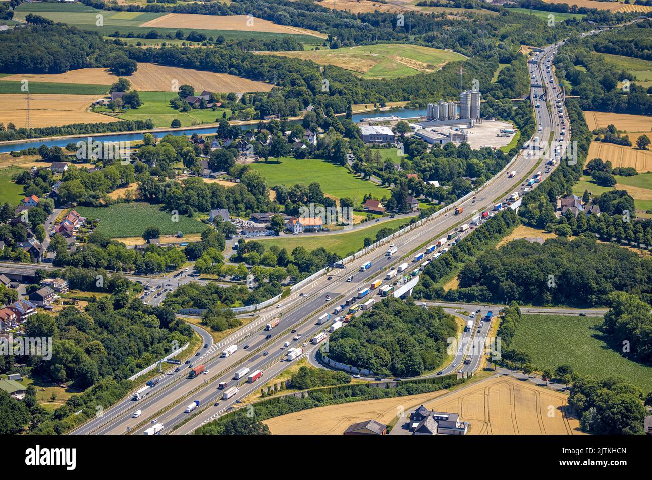 Traffic jam on a2 freeway hi-res stock photography and images - Alamy