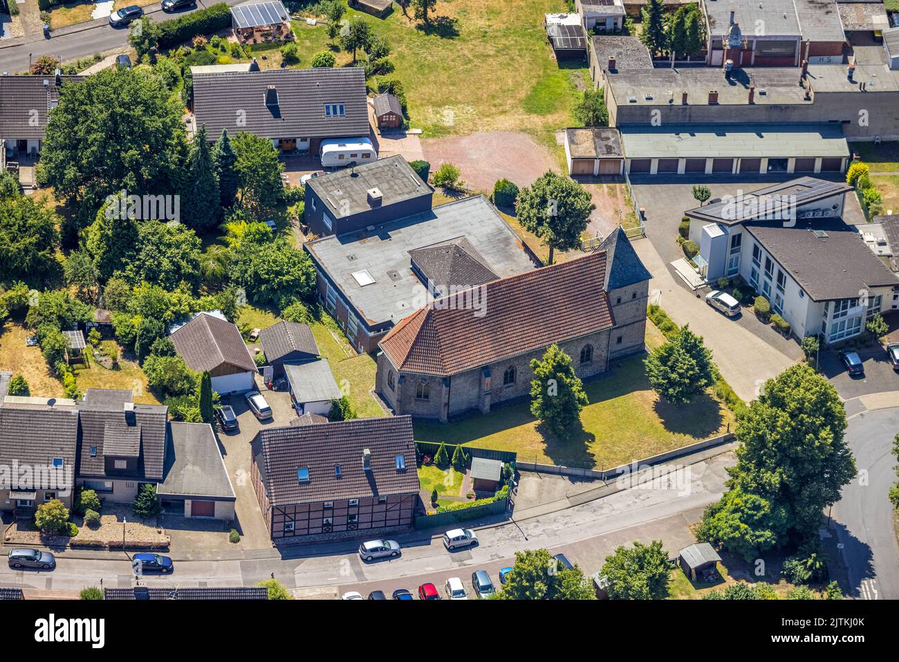 Aerial view, Former catholic parish church Alt St. Lambertus ...