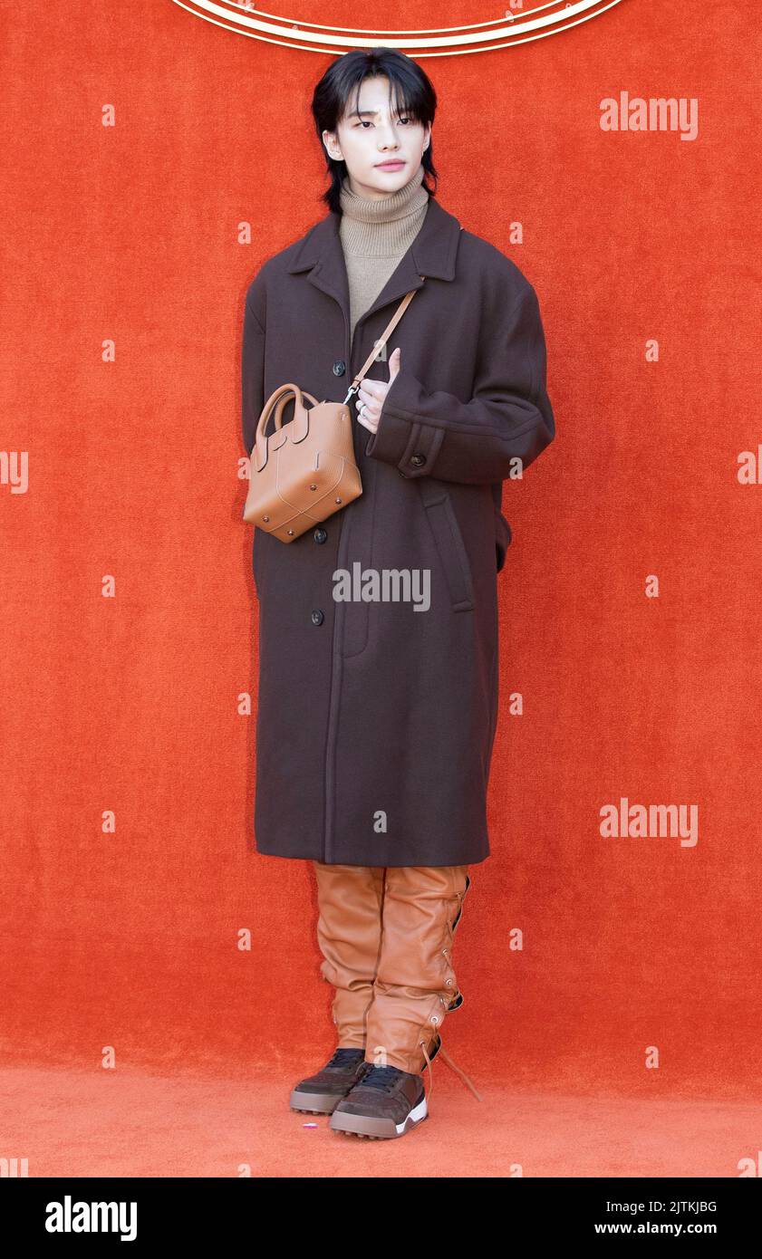 Seoul, South Korea. 31st Aug, 2022. South Korean Hyunjin, member of K-Pop boy band Stray Kids ...