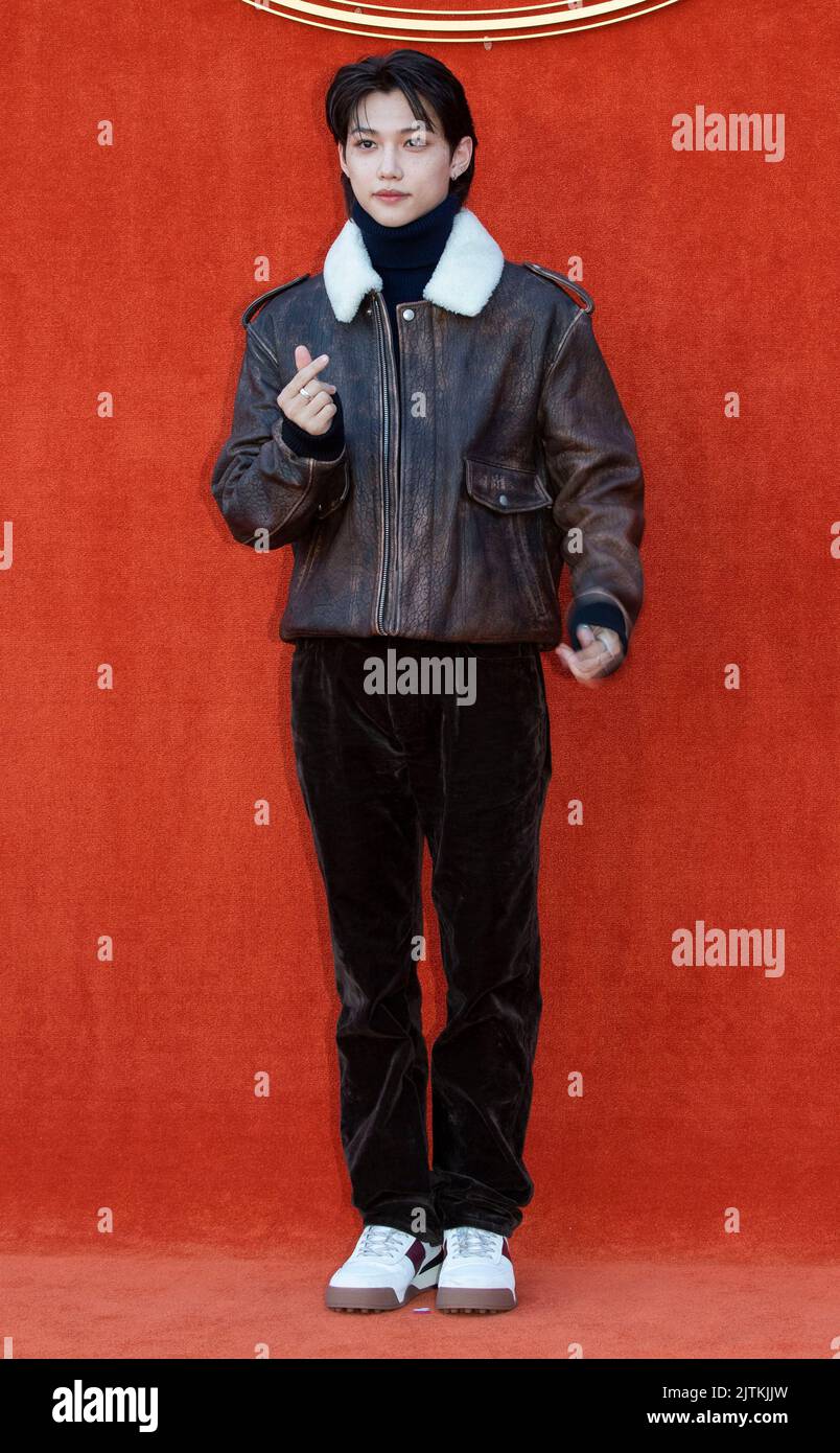 31 Aug 2022 – Seoul, South Korea : South Korean Felix, member of K-Pop boy band Stray Kids ...