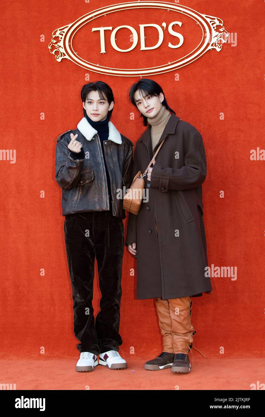 31 Aug 2022 – Seoul, South Korea : (L to R) South Korean Felix and Hyunjin, members of K-Pop boy ...