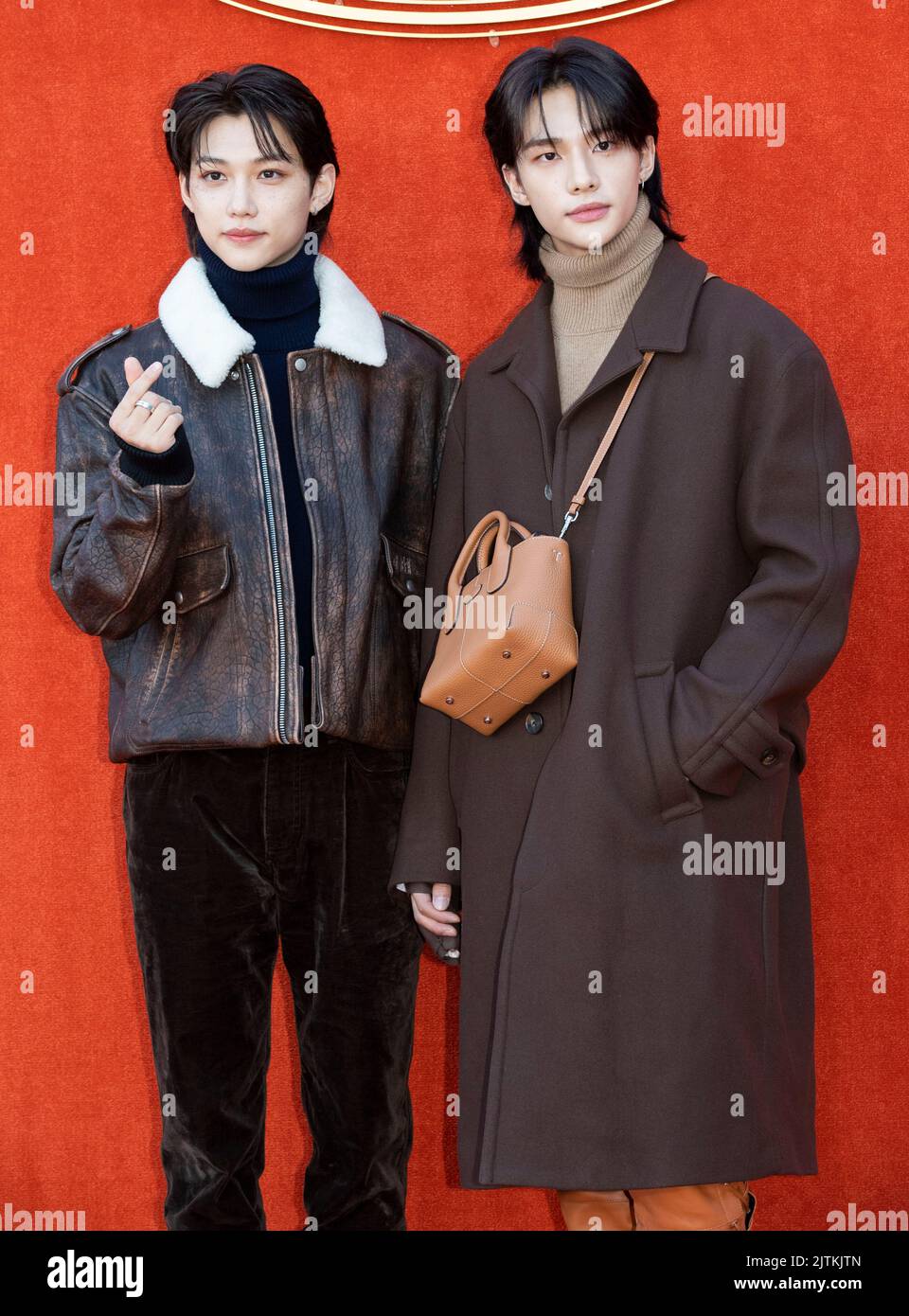 31 Aug 2022 – Seoul, South Korea : (L to R) South Korean Felix and Hyunjin, members of K-Pop boy ...