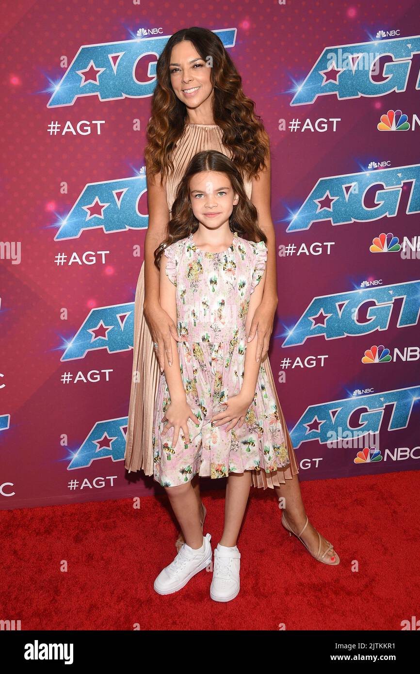 Terri Seymour and Coco Seymour-Mallon arriving to "America's Got Talent ...
