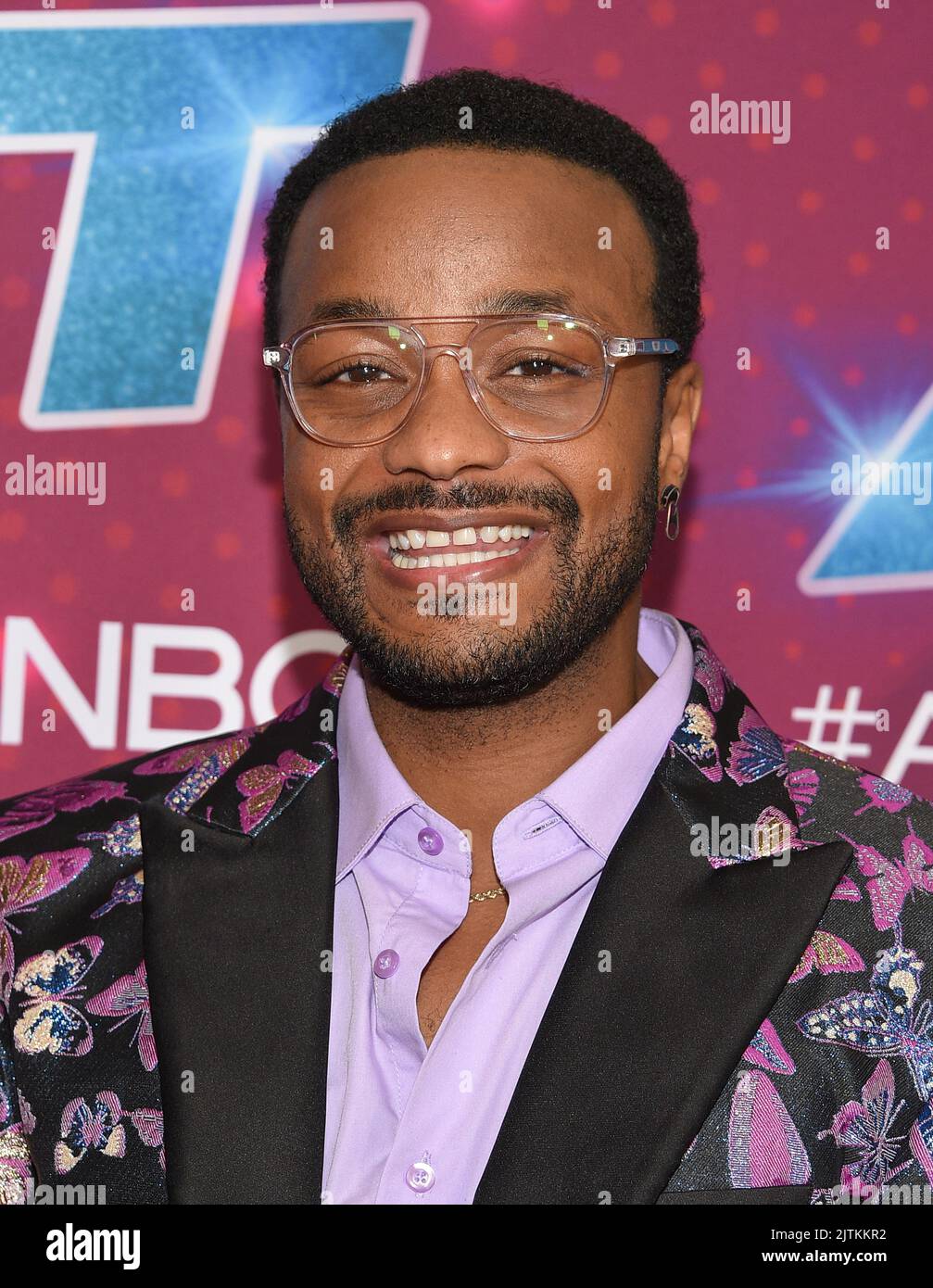 Wyn Starks arriving to "America's Got Talent" season 17, Aug. 9 live ...