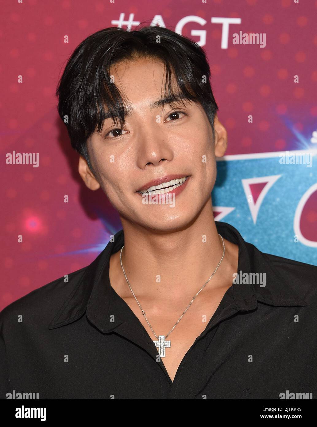 Yu Hojin arriving to "America's Got Talent" season 17, Aug. 9 live show ...