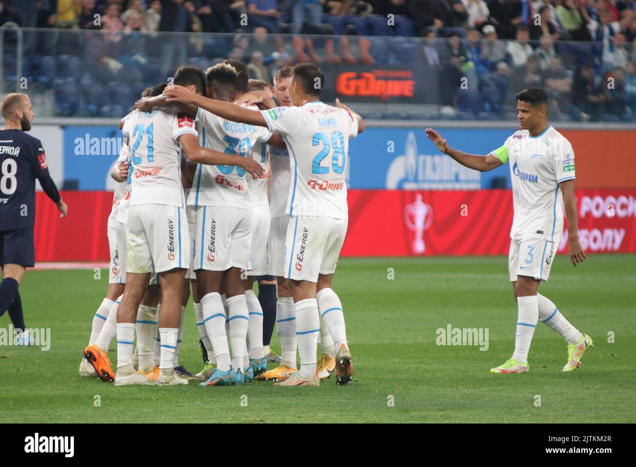 Saint Petersburg, Russia, 31 August 2022: Football. Russian Cup 2022 ...