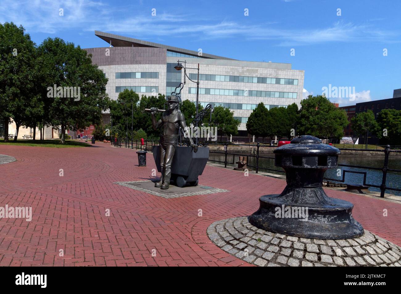 Dock and coal mining relics and artwork. From Pit To Port by John ...