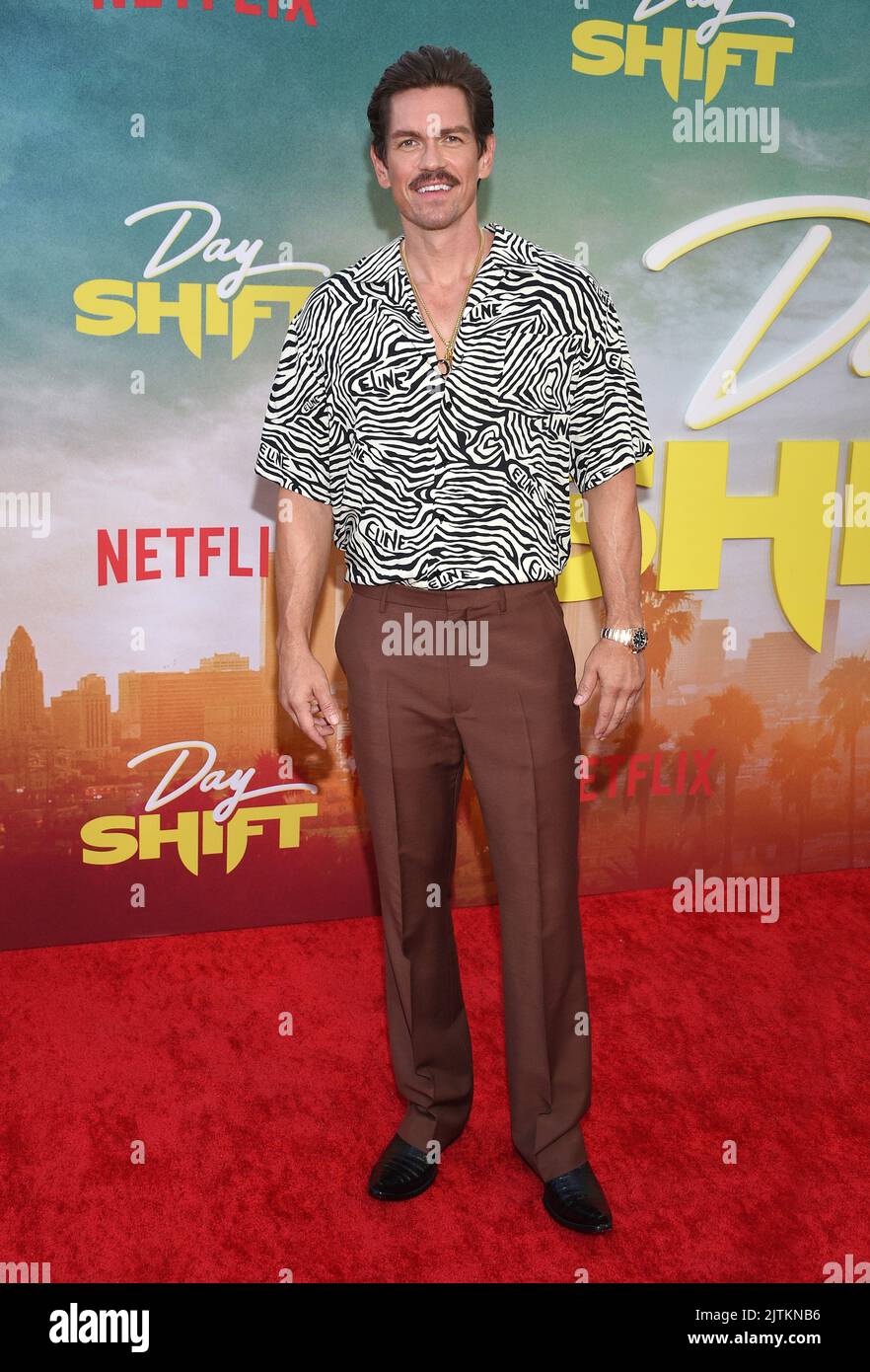 Steve Howey arriving to Netflix’s ‘Day Shift’ Los Angeles Premiere at ...