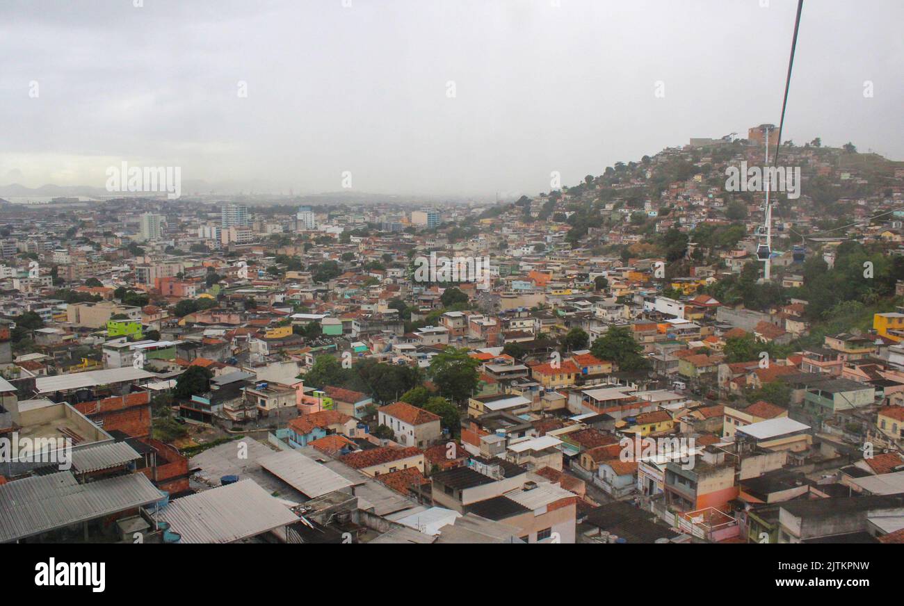 german slum complex (Complexo do Alemão) in rio de janeiro brazil Stock ...