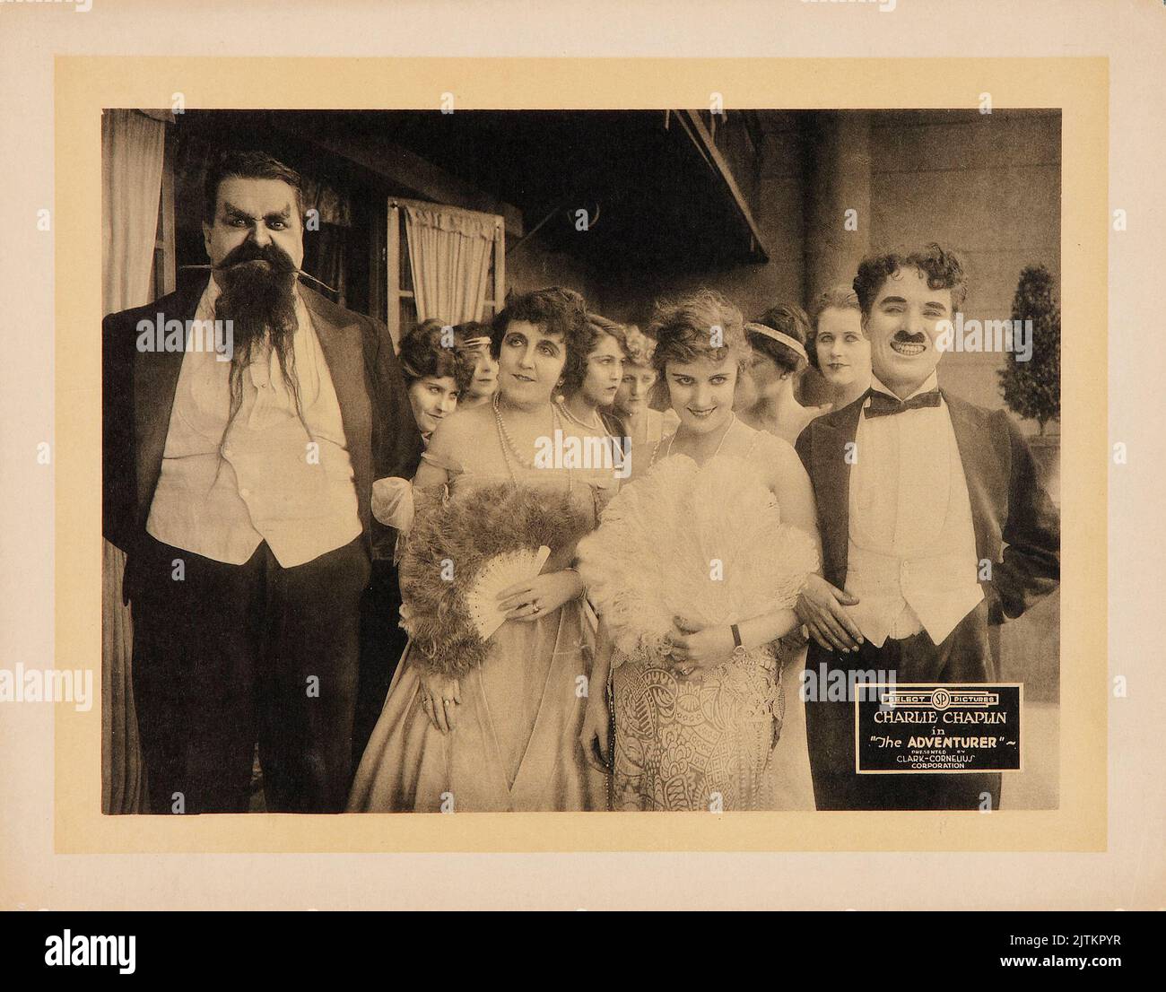 Charlie Chaplin in Easy Street (Select Pictures, R-1920s). Lobby Card ...