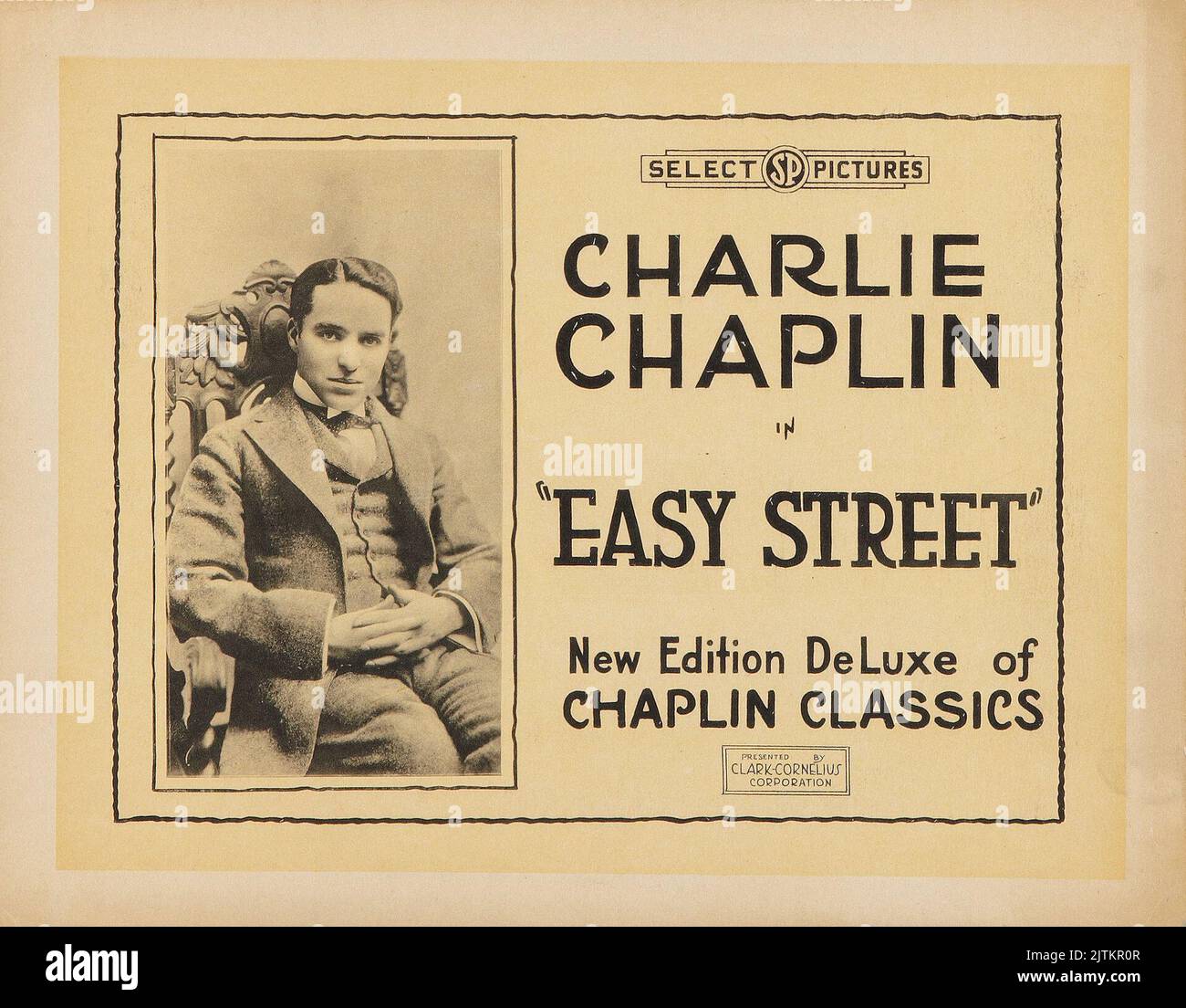 Charlie Chaplin in Easy Street (Select Pictures, R-1920s). Title Lobby ...