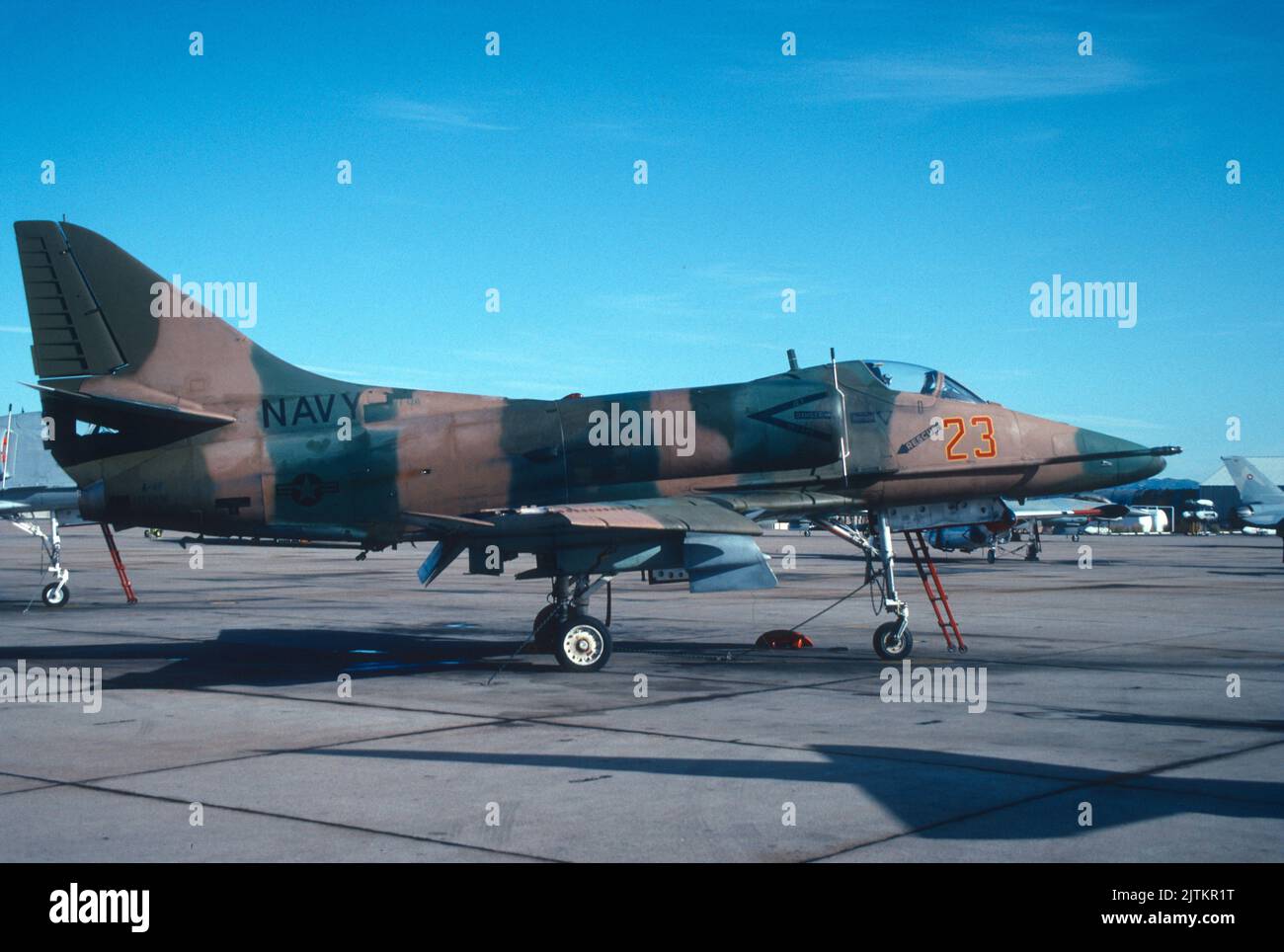 United States Navy Douglas A-4 Skyhawk from VF-126, Pacific Fleet ...