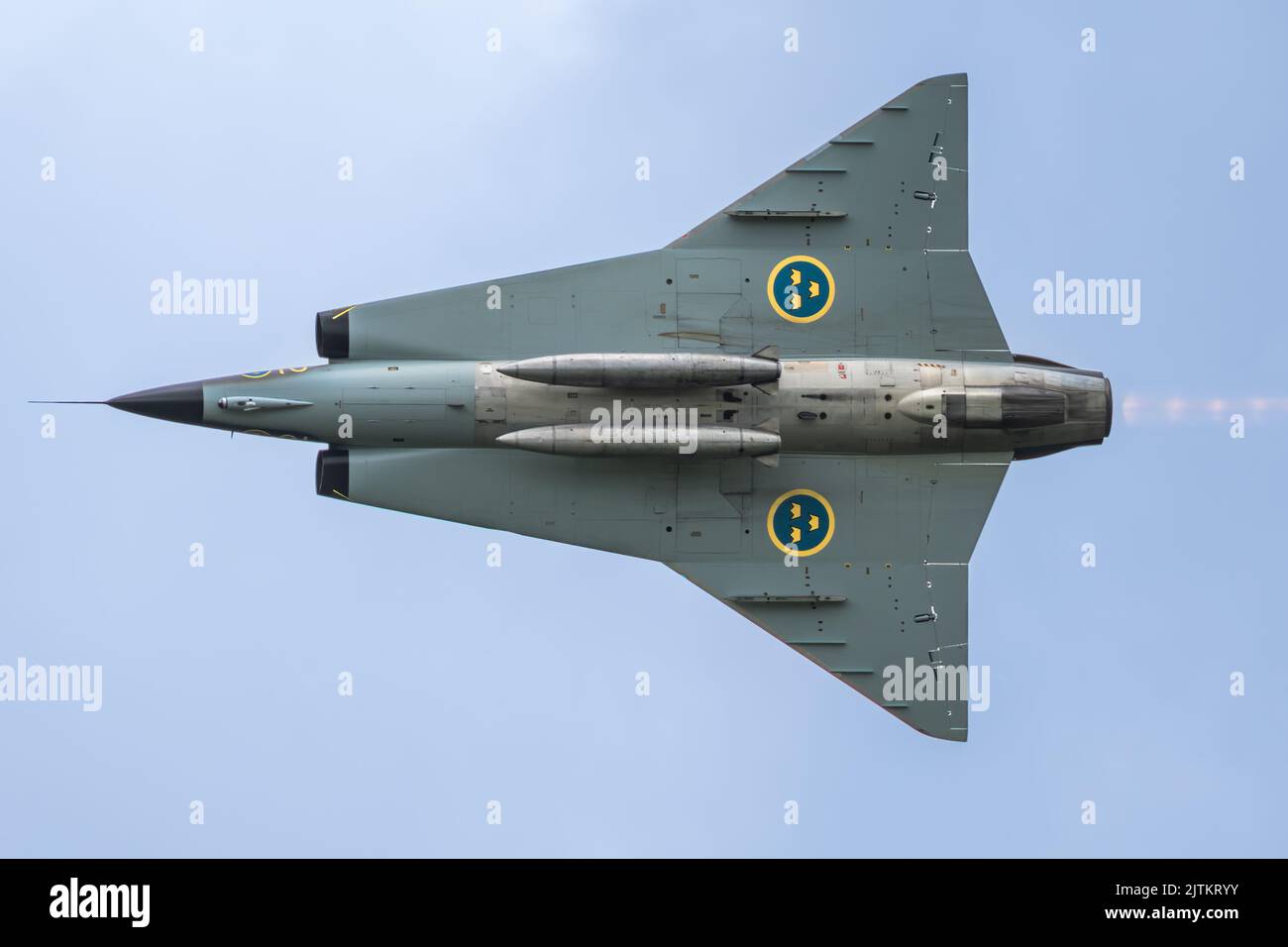 Saab J35 Draken is a supersonic delta winged aircraft built by Saab ...