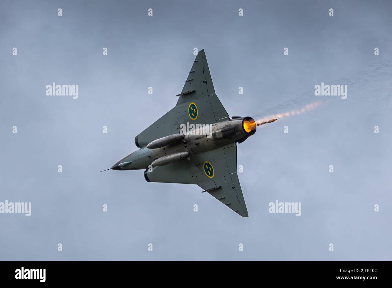 Saab J35 Draken is a supersonic delta winged aircraft built by Saab ...