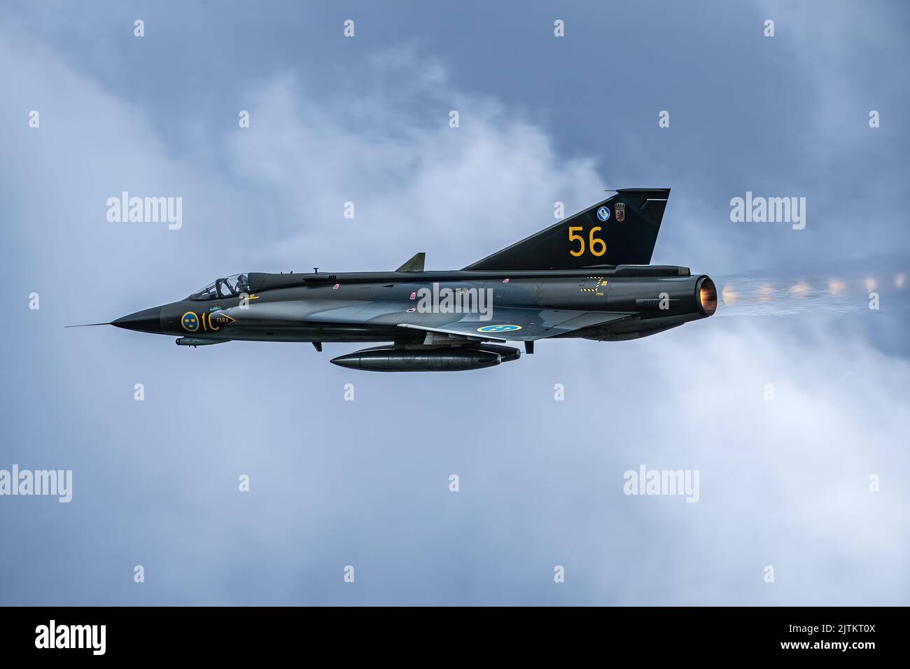 Saab J35 Draken is a supersonic delta winged aircraft built by Saab ...