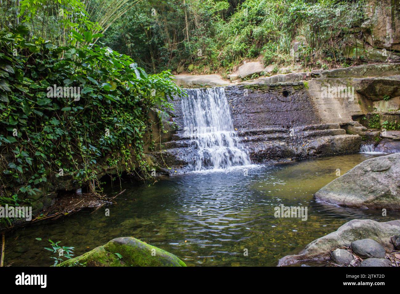 waterfall of espraiado in marica in rio de janeiro Brazil Stock Photo ...