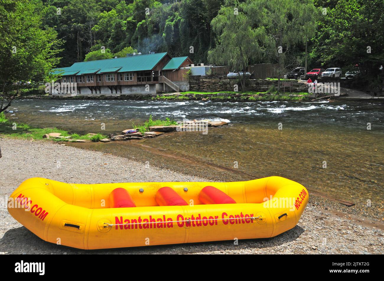 Whitewater rafting in the Nantahala River in North Carolina's ...