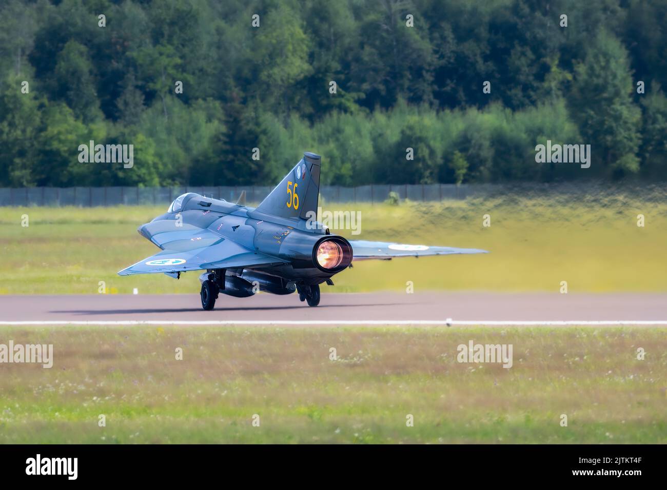 Saab J35 Draken is a supersonic delta winged aircraft built by Saab ...