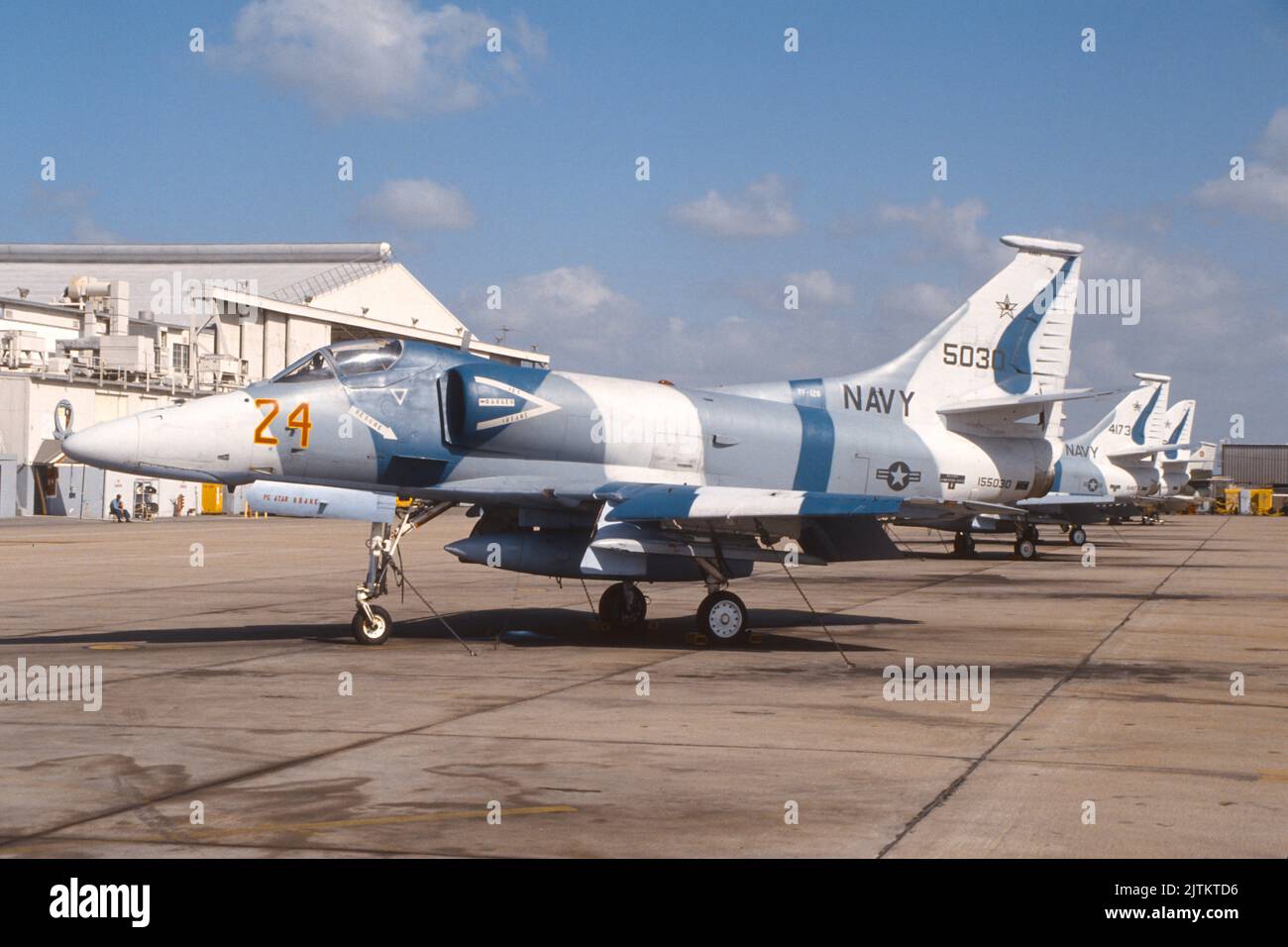United States Navy Douglas A-4 Skyhawk from VF-126, Pacific Fleet ...