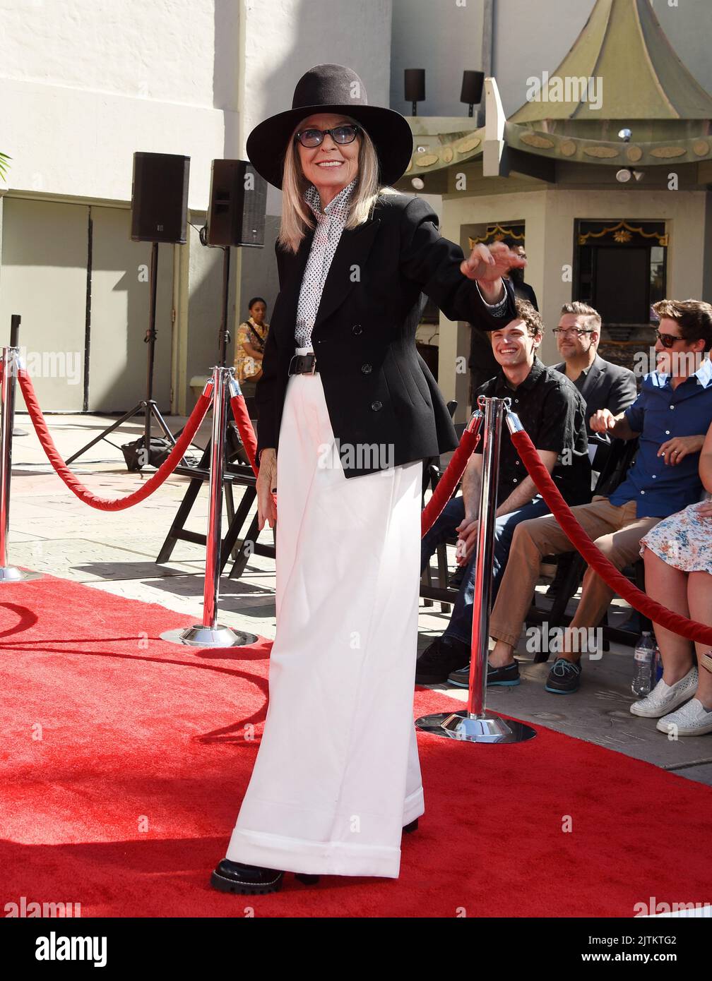 Diane Keaton arriving to the Diane Keaton Hand and Footprints Ceremony ...