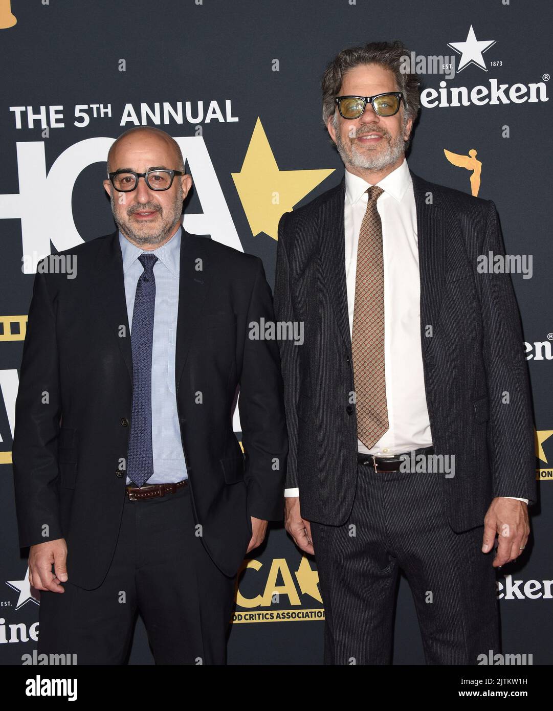 David Dinerstein and Robert Fyvolent arriving at the 5th Annual HCA ...