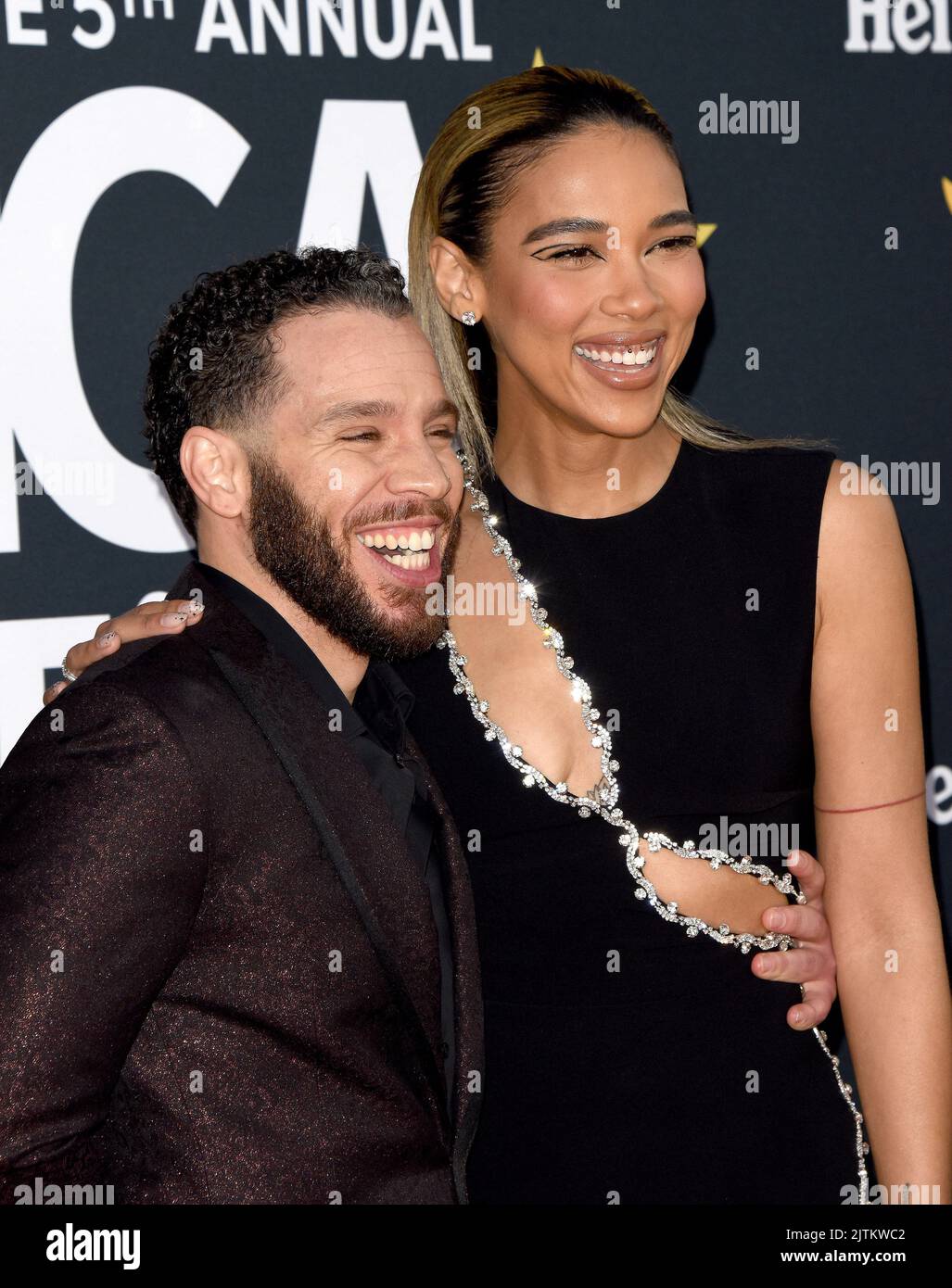 Robin de Jesus and Alexandra Shipp arriving at the 5th Annual HCA Film ...
