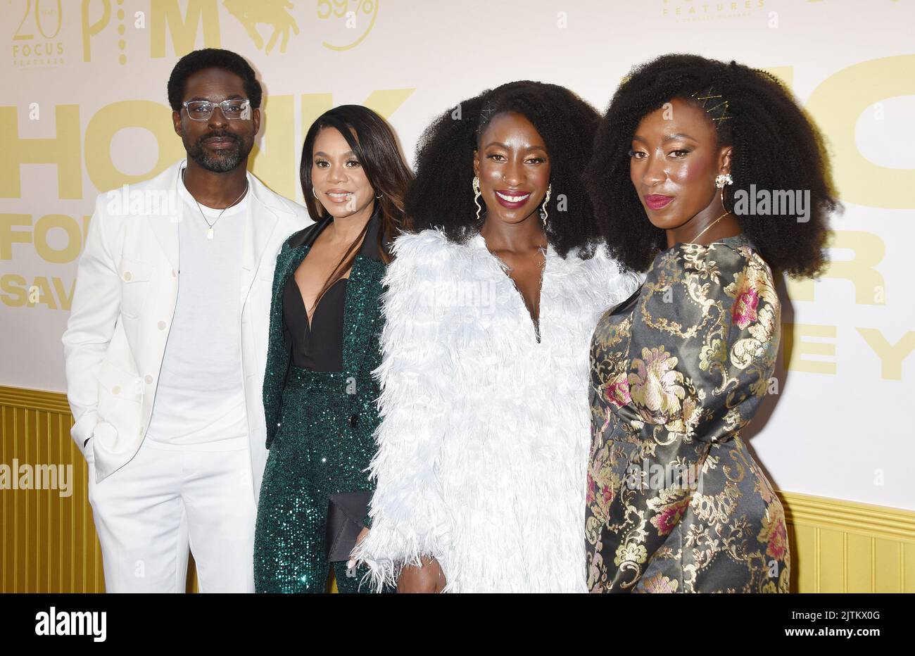 Sterling K. Brown, Regina Hall, Adamma Ebo and Adanne Ebo arriving to the "Honk For Jesus. Save ...