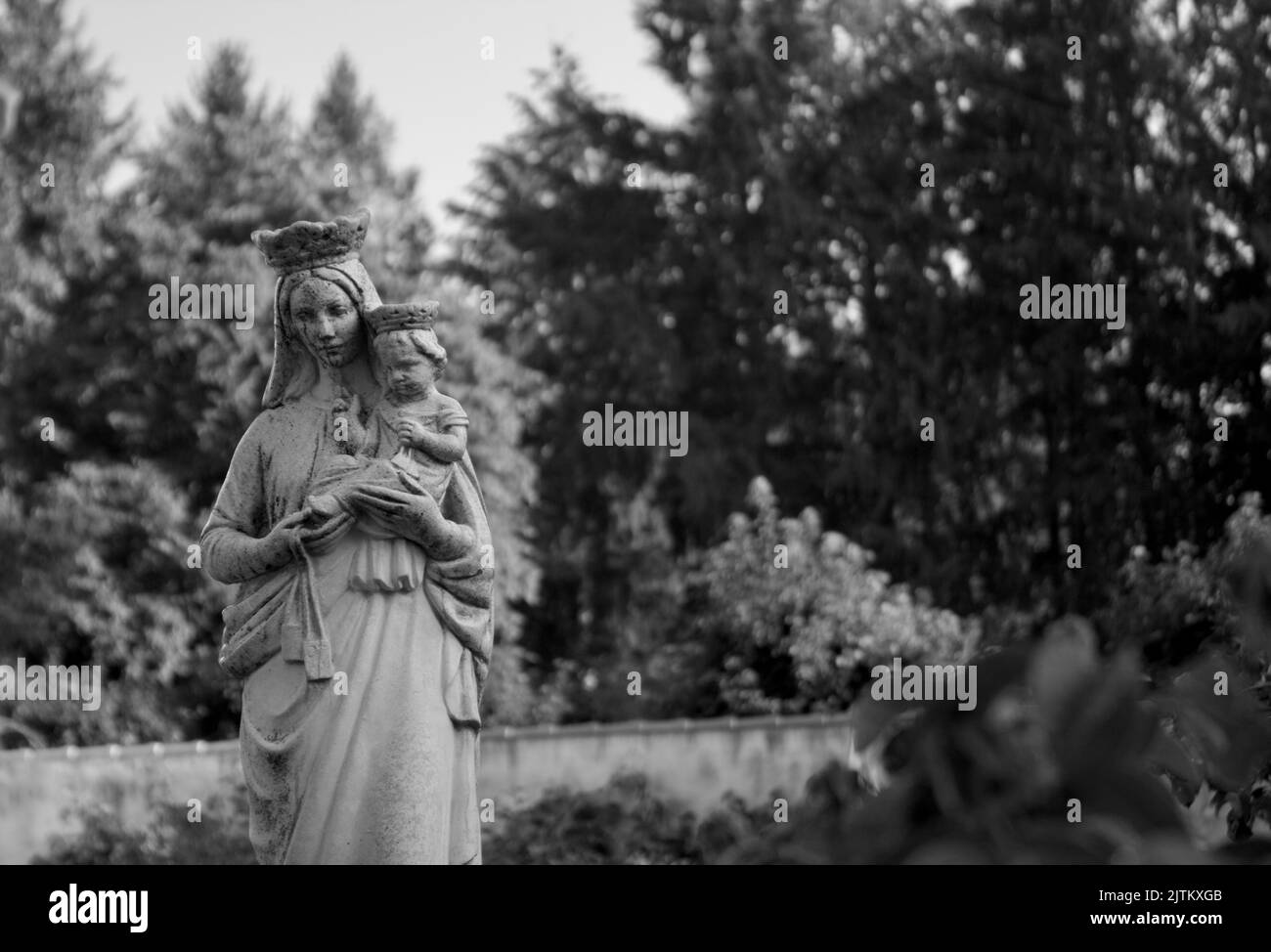 Maria and jesus Black and White Stock Photos & Images - Alamy