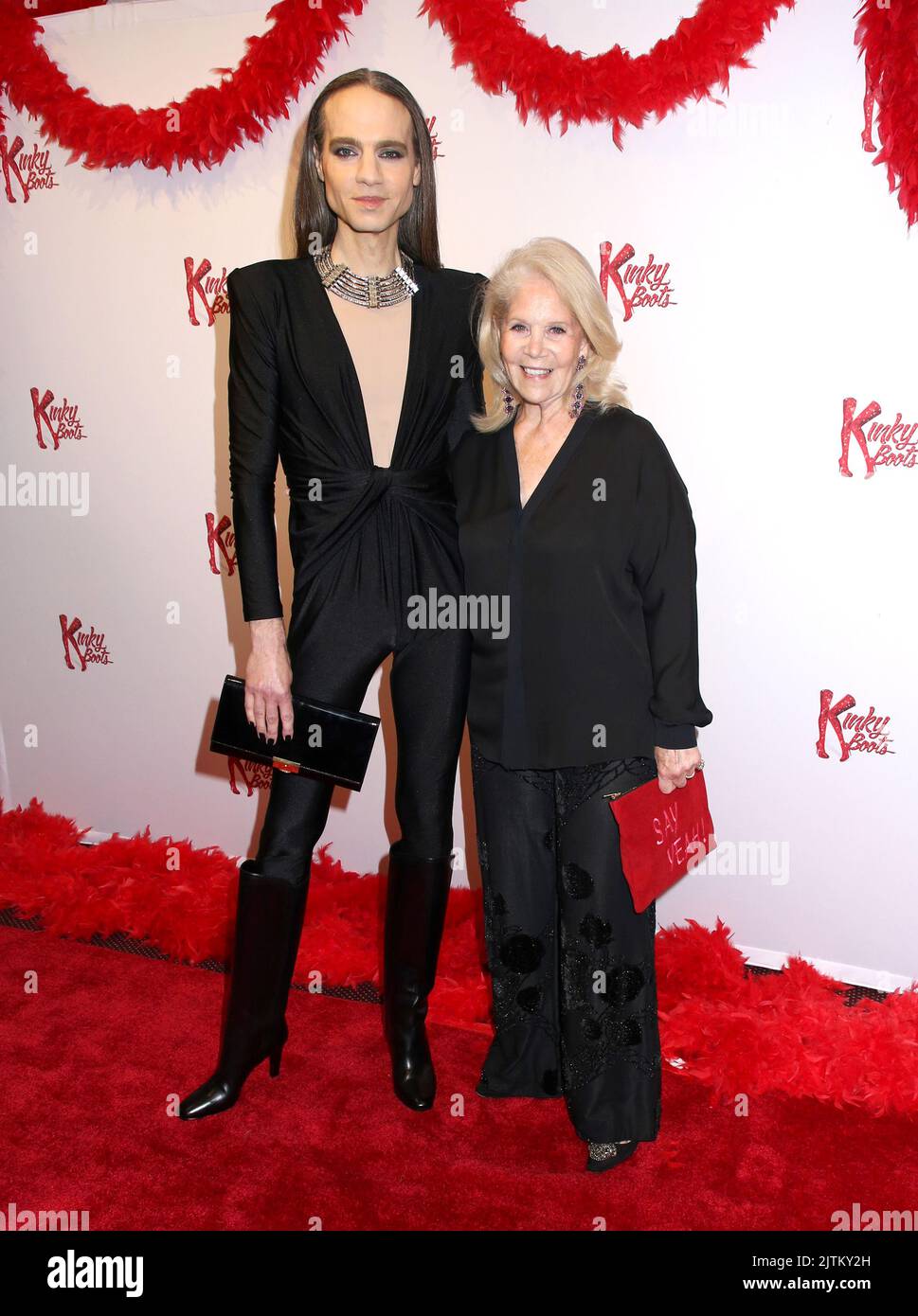 Jordan Roth and Daryl Roth attending 'Kinky Boots' Off-Broadway Opening ...
