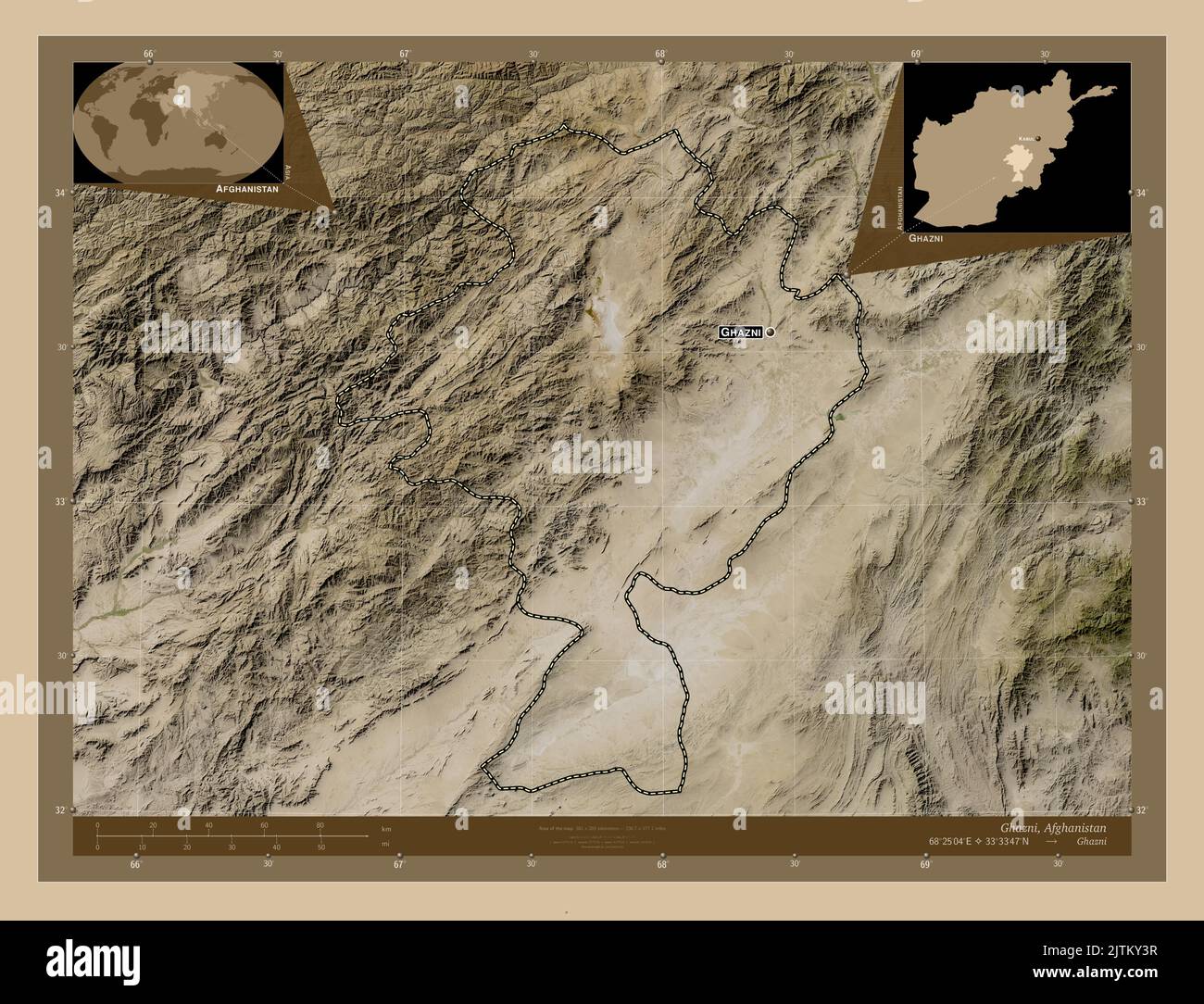 Ghazni province map Stock Vector Images - Alamy