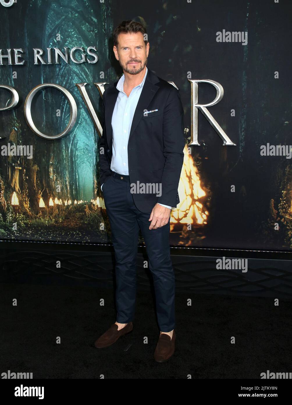 Lloyd Owen attending 'The Lord of The Rings: The Rings of Power' New ...